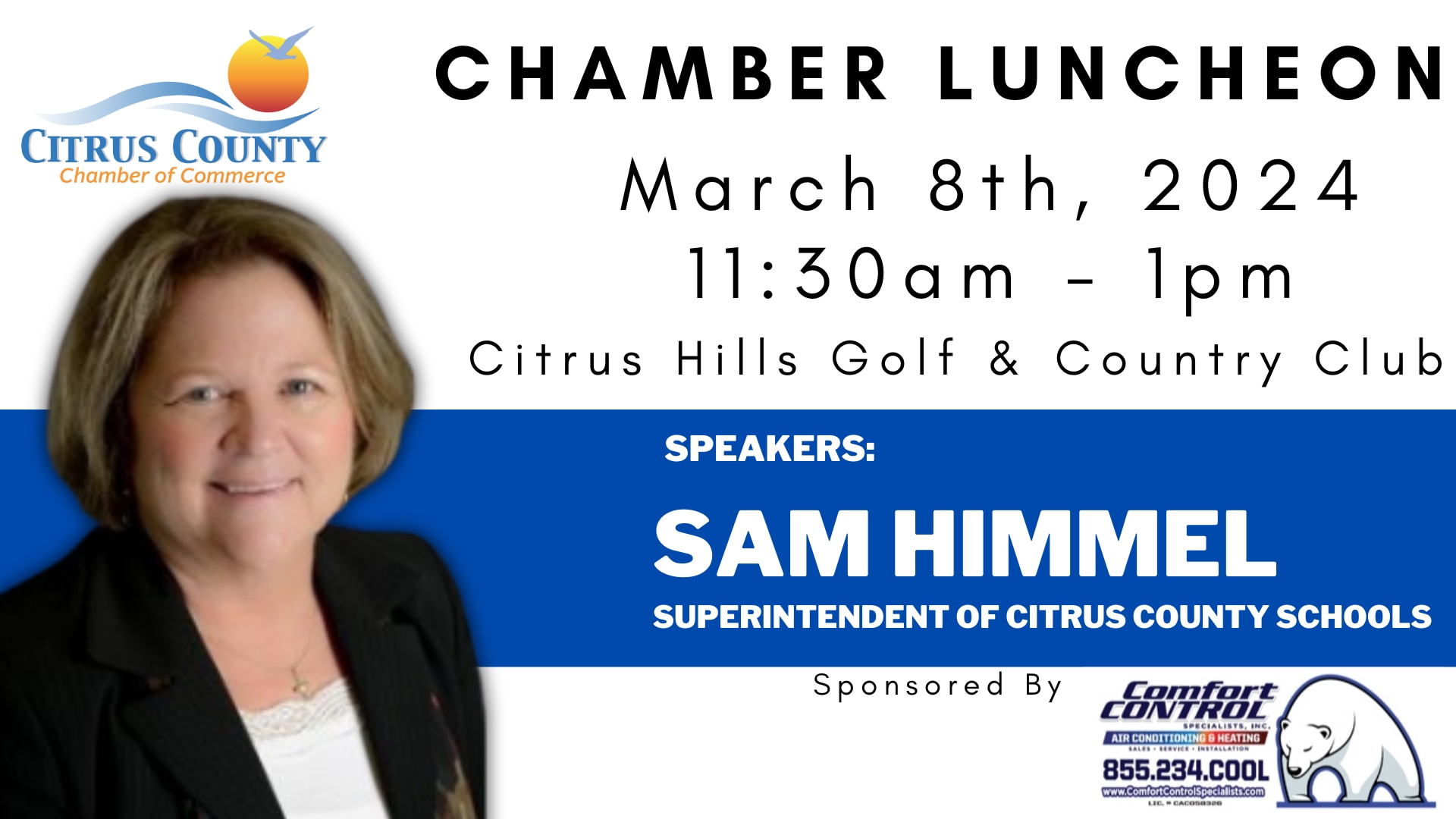 March Chamber Luncheon 2024 - Ft Sam Himmel Superintendent of Citrus ...