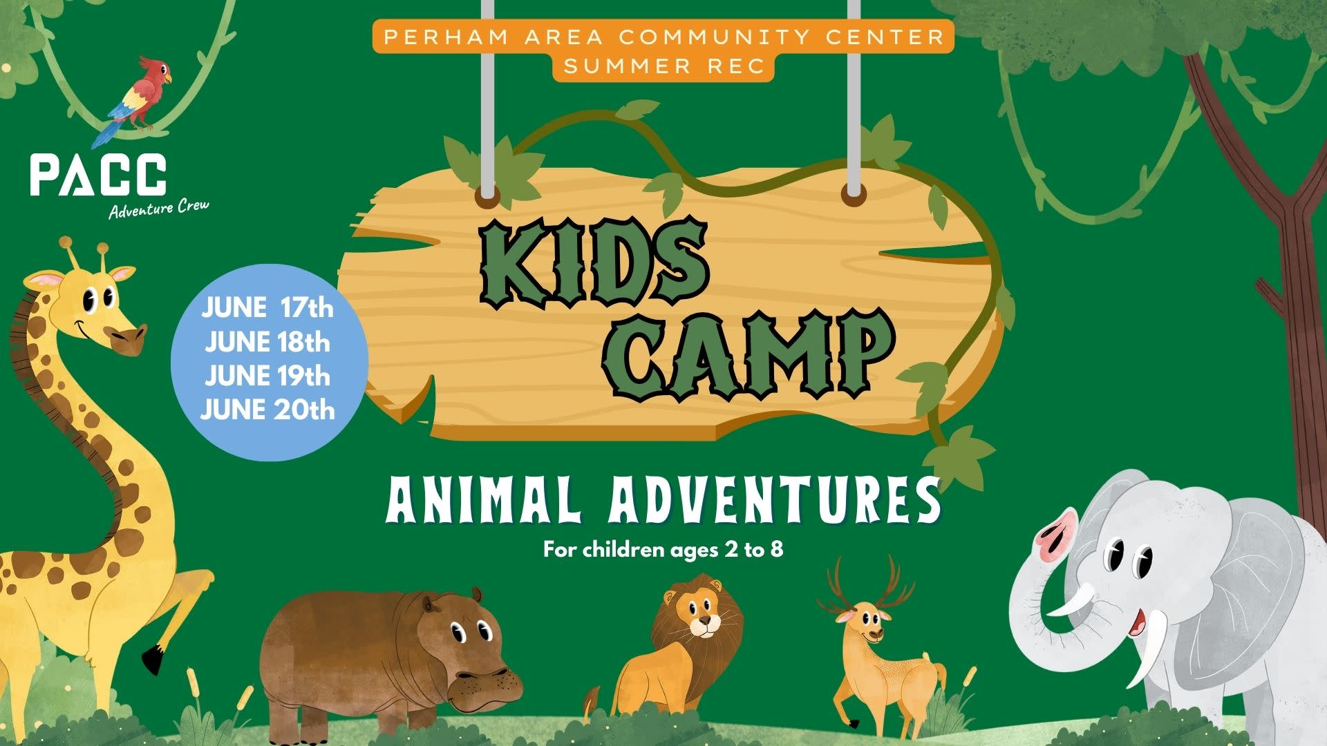 PACC Kids Camp|Animal Adventures Event Calendar - Perham Area Chamber ...
