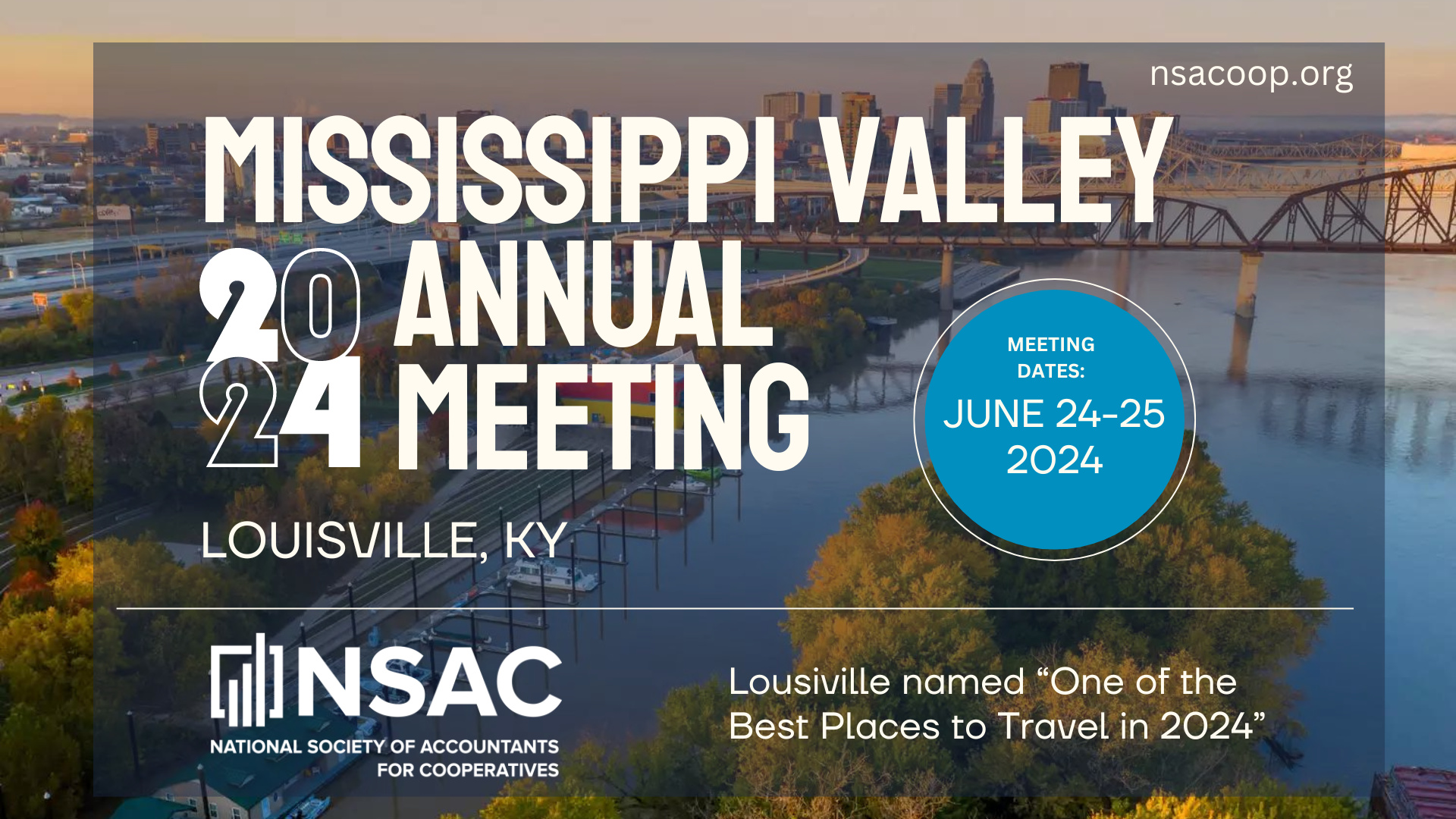 NSAC 2024 Mississippi Valley Annual Meeting - Event Registration
