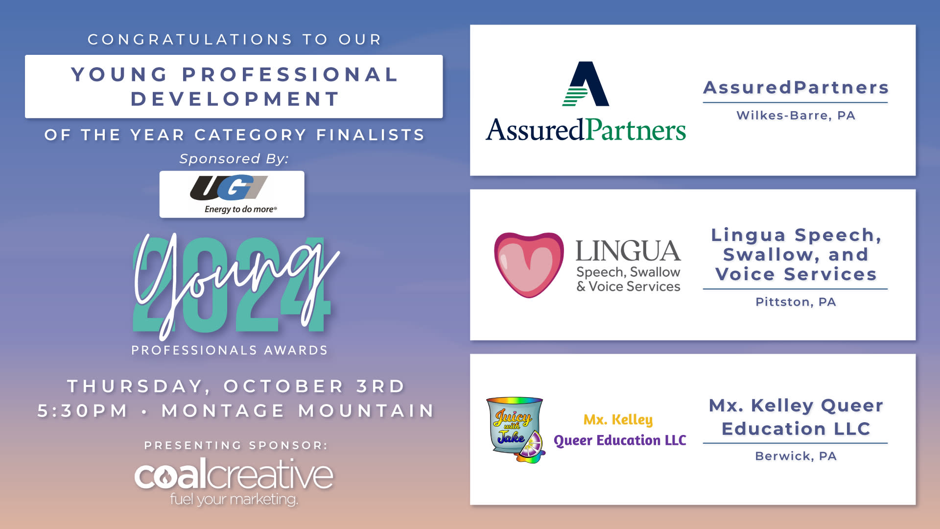 Meet the Category Finalists for the 2024 Young Professionals Awards ...