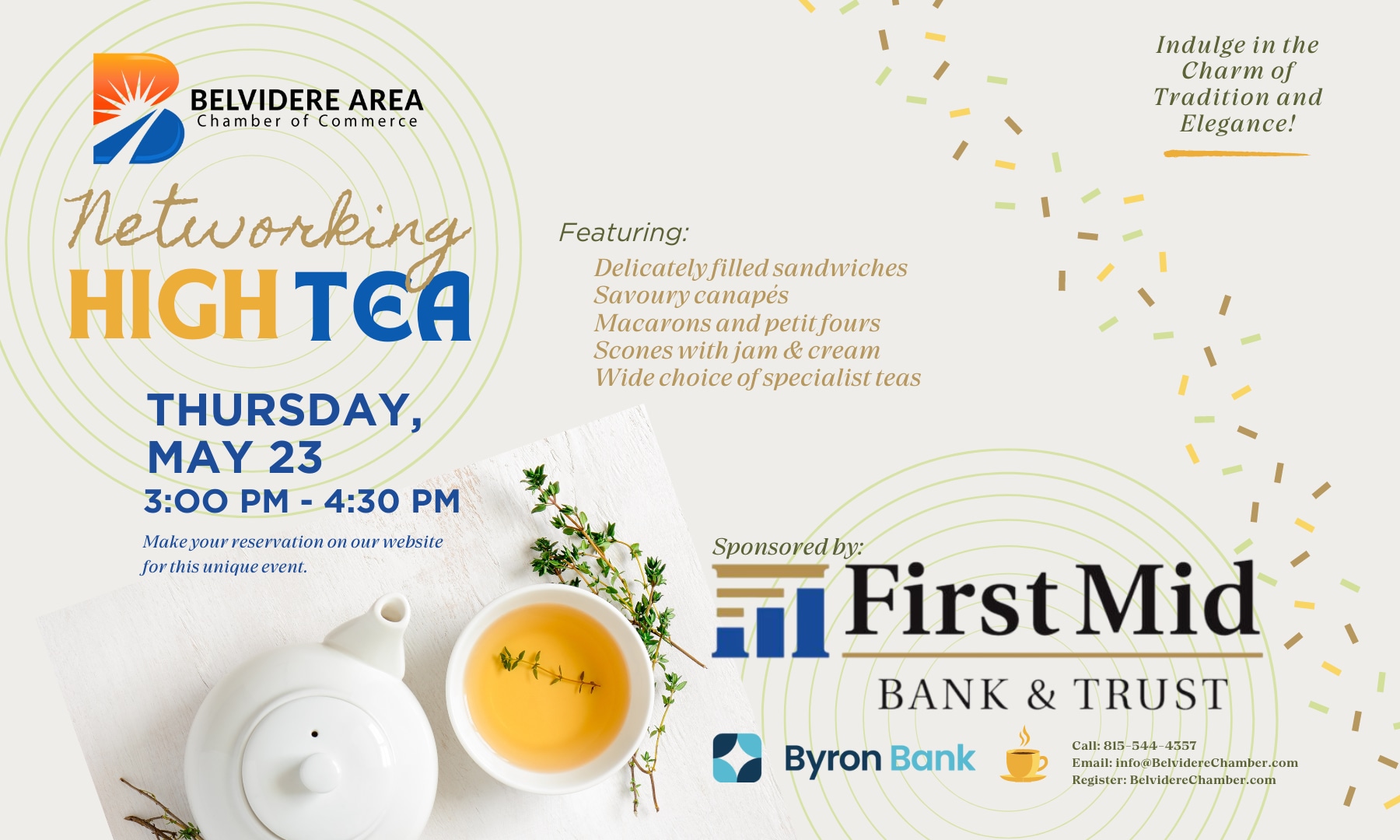 Networking Tea - Event Registration