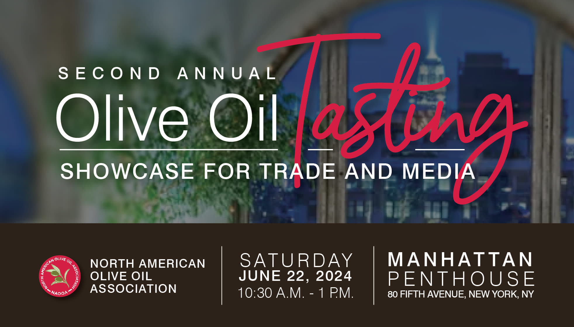 NAOOA Olive Oil Tasting Showcase for Trade & Media – North American ...