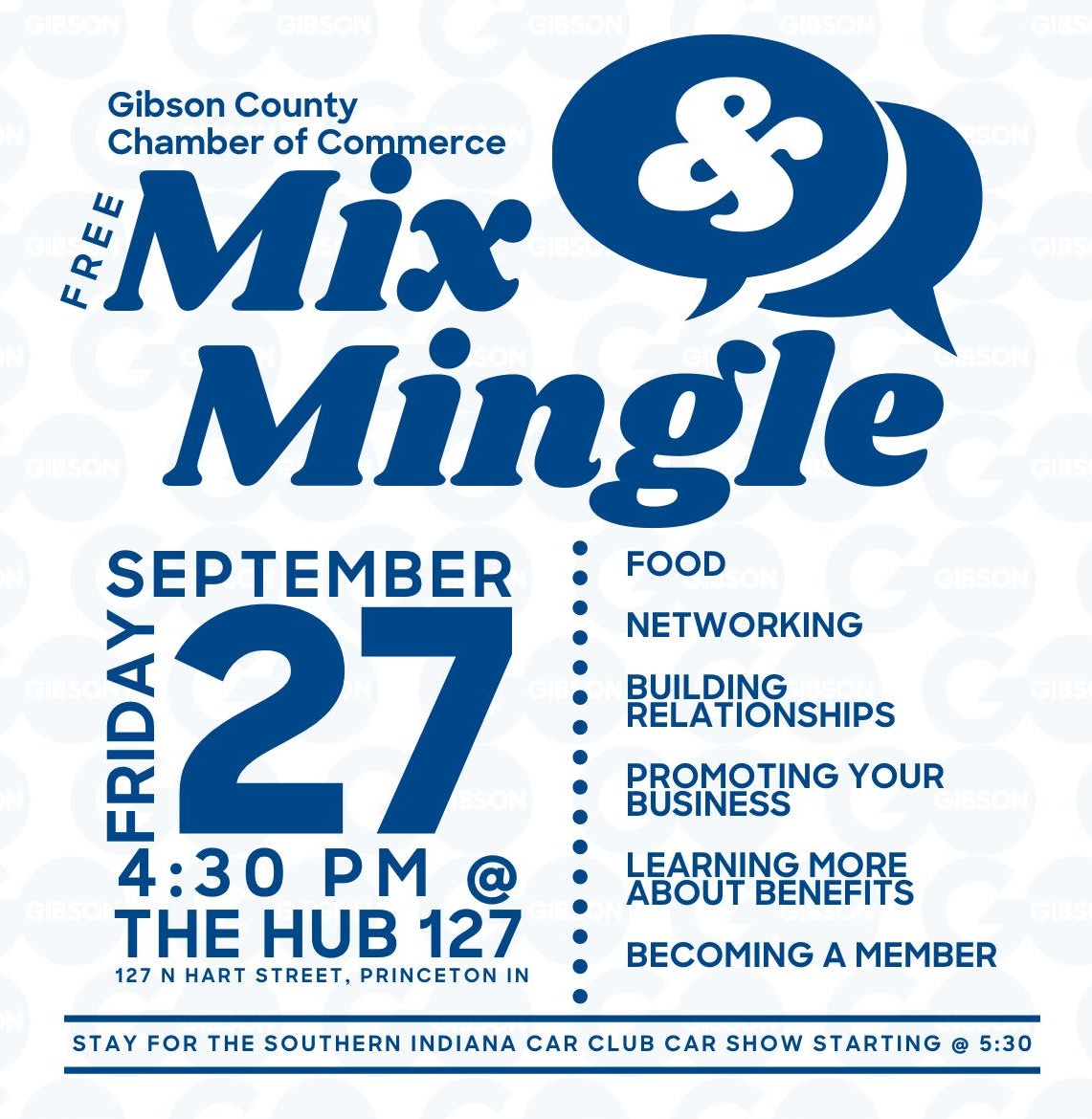 Mix & Mingle – Go Gibson
