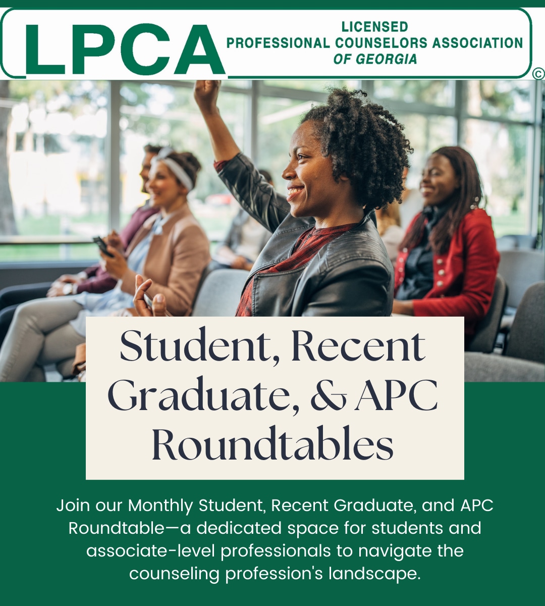 Monthly Student, Graduate, and APC Roundtable - Event Registration