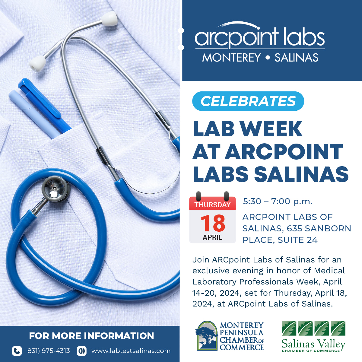 ARCPoint Labs Mixer - Salinas Valley Chamber of Commerce