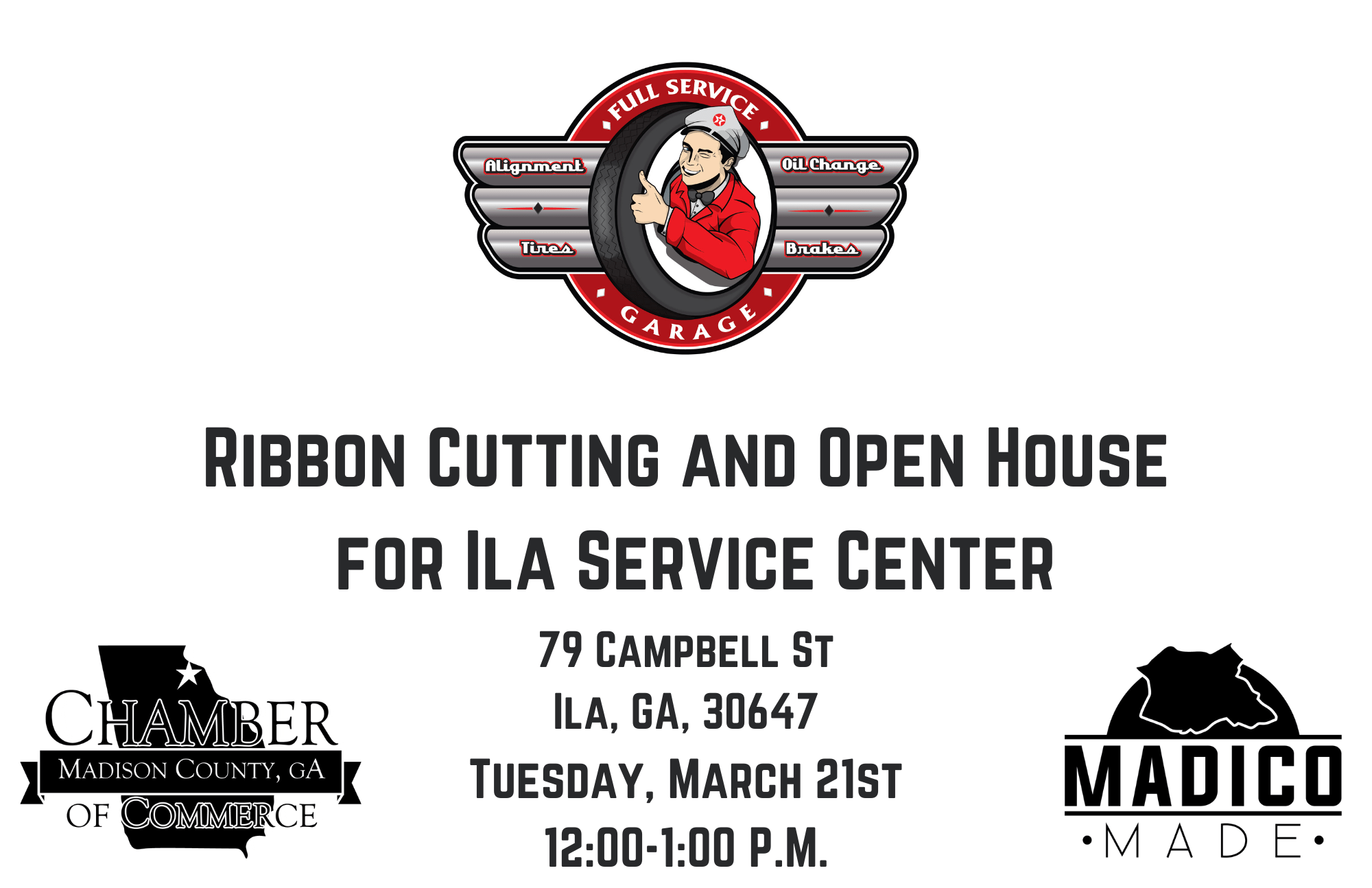 Ribbon Cutting and Open House for Ila Service Center - Madison County ...