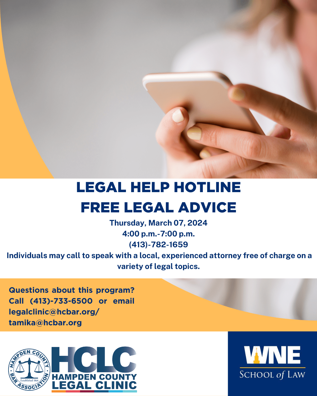 Legal Help Hotline - Hampden County Bar Association