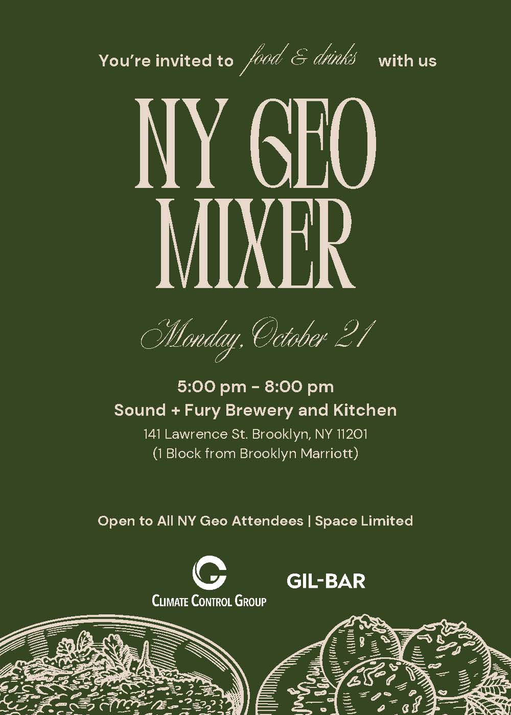 NY-GEO Mixer Presented by Climate Control Group | GIL-BAR - NY-GEO