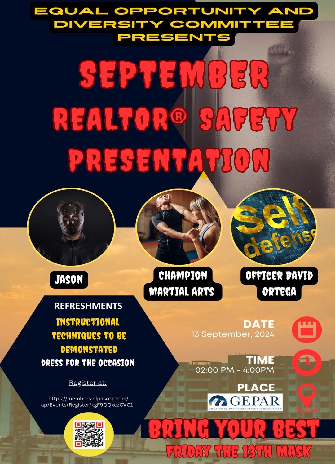 REALTOR® Safety Class - Greater El Paso Association of REALTORS ...