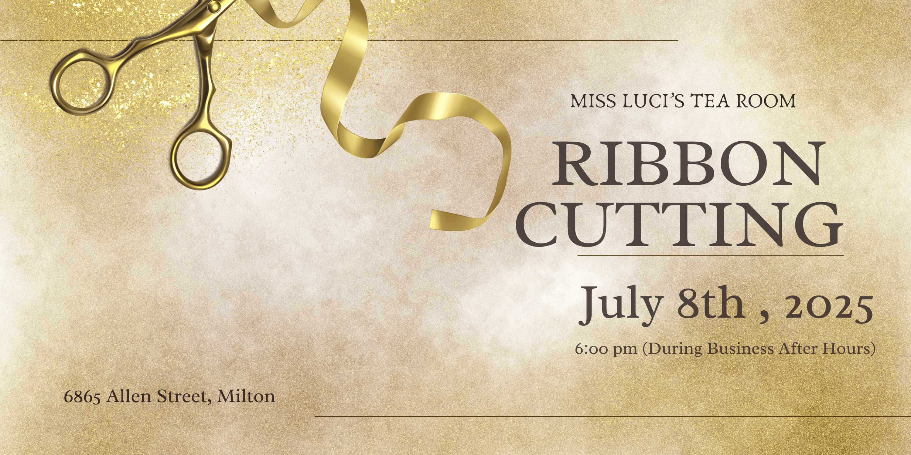 Ribbon Cutting for Miss Luci's Tea Room - Santa Rosa Chamber of Commerce