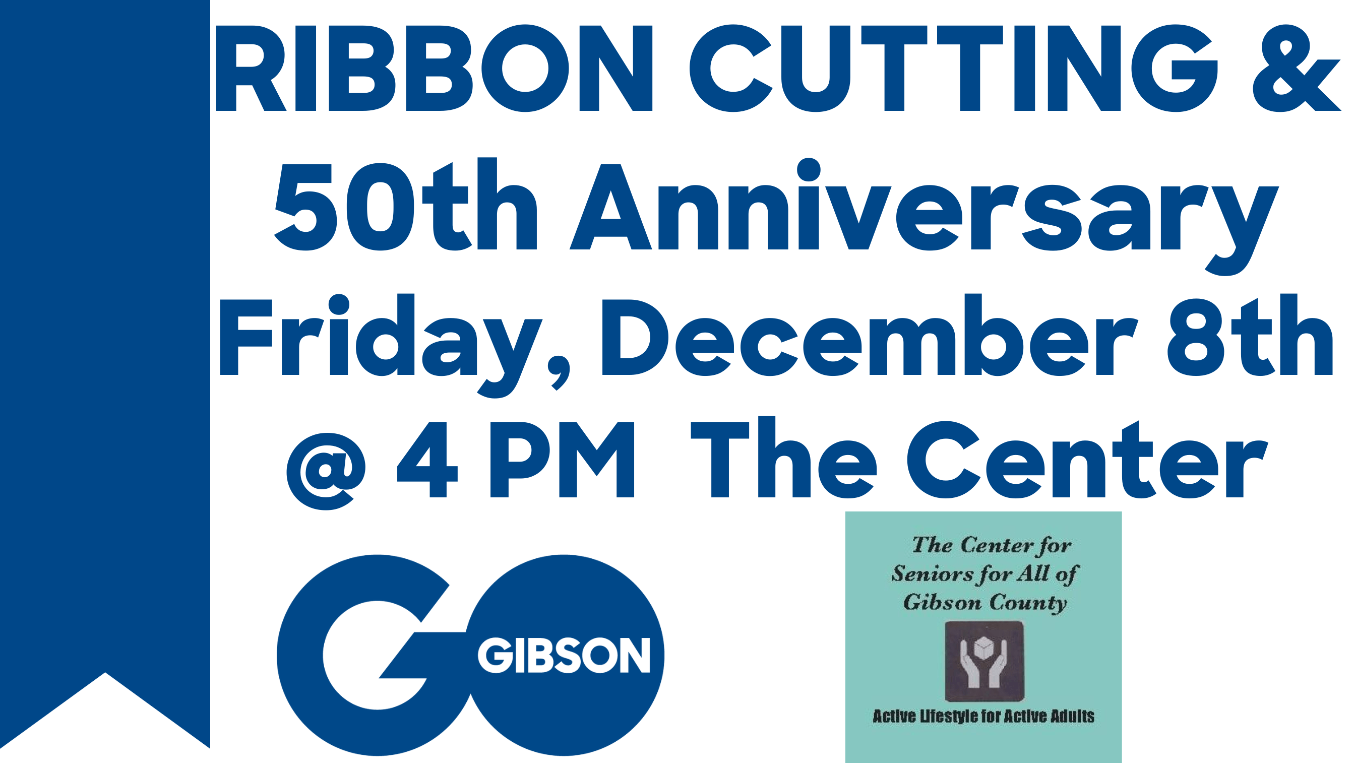 Gibson County Council on Aging - The Center - 50th Anniversary Ribbon ...