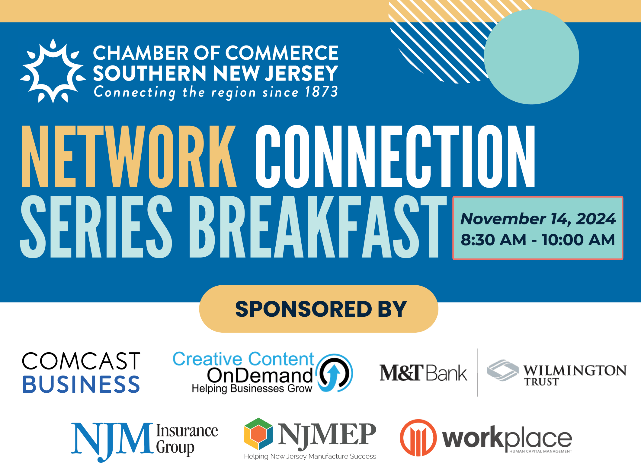 Network Connection Series - Atlantic County Breakfast - Chamber of ...