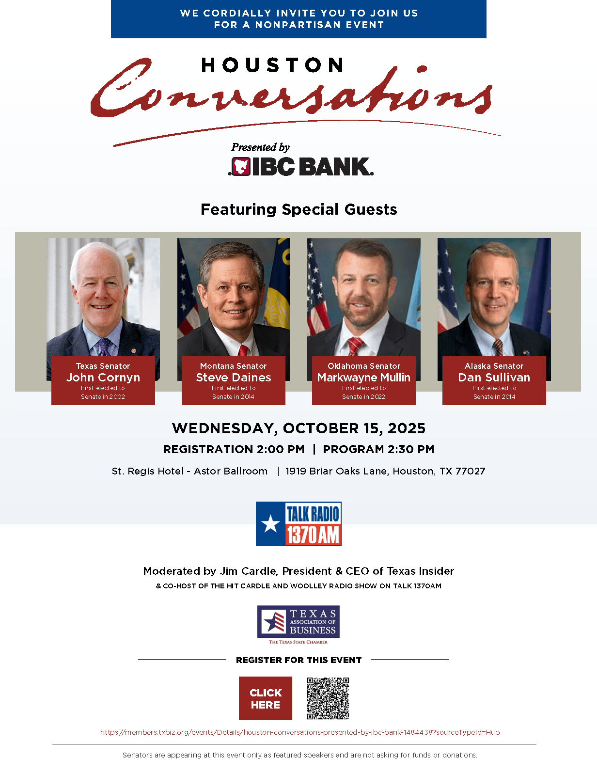 Houston Conversations Presented by IBC Bank - Texas Association of Business