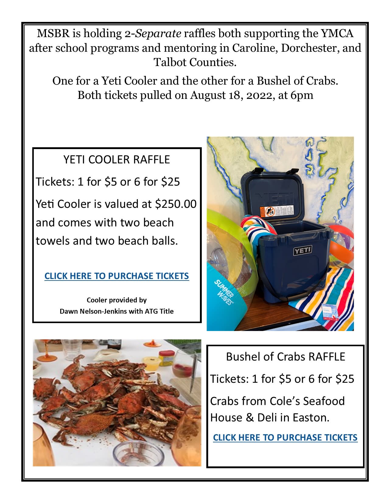 Online Raffle Fundraiser - Mid-Shore Board of REALTORS® | MSBR