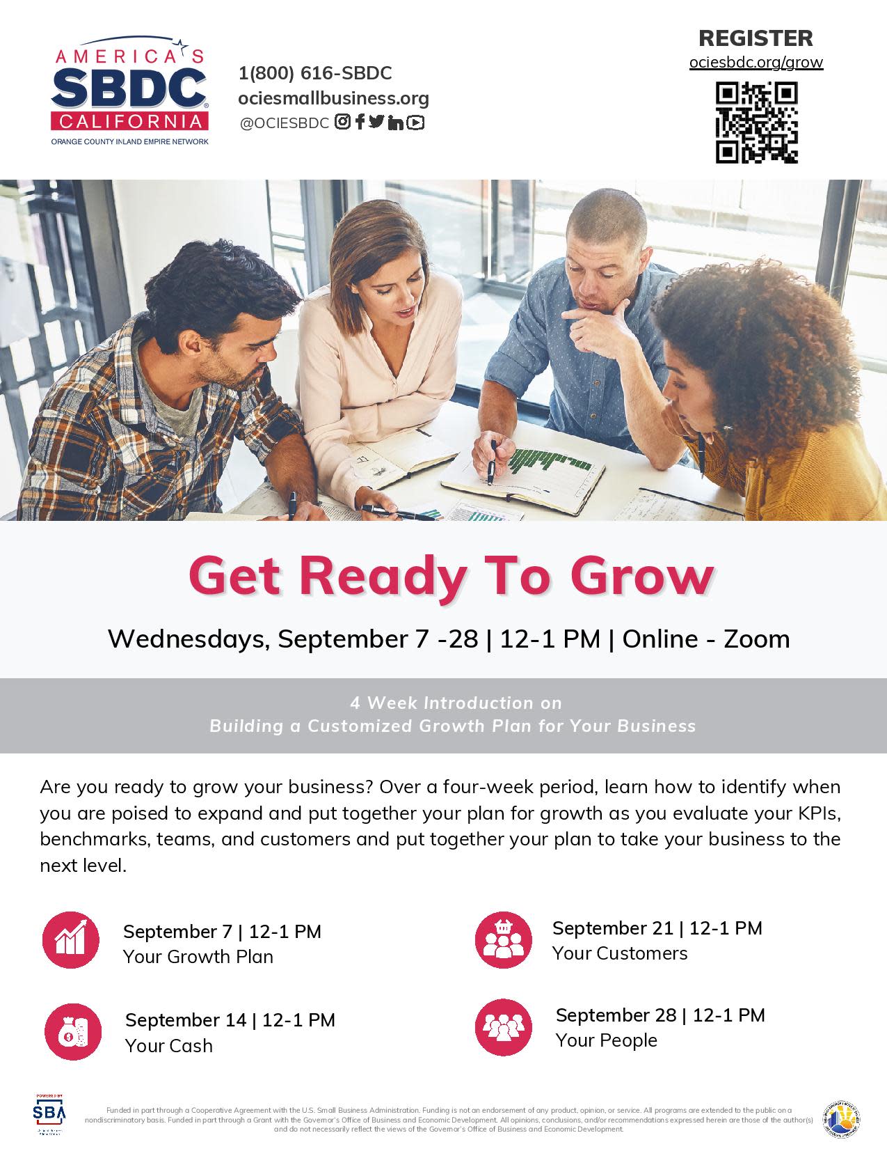 SBDC's Get Ready to Grow - A Four-Week Series - Laguna Hills Chamber of ...