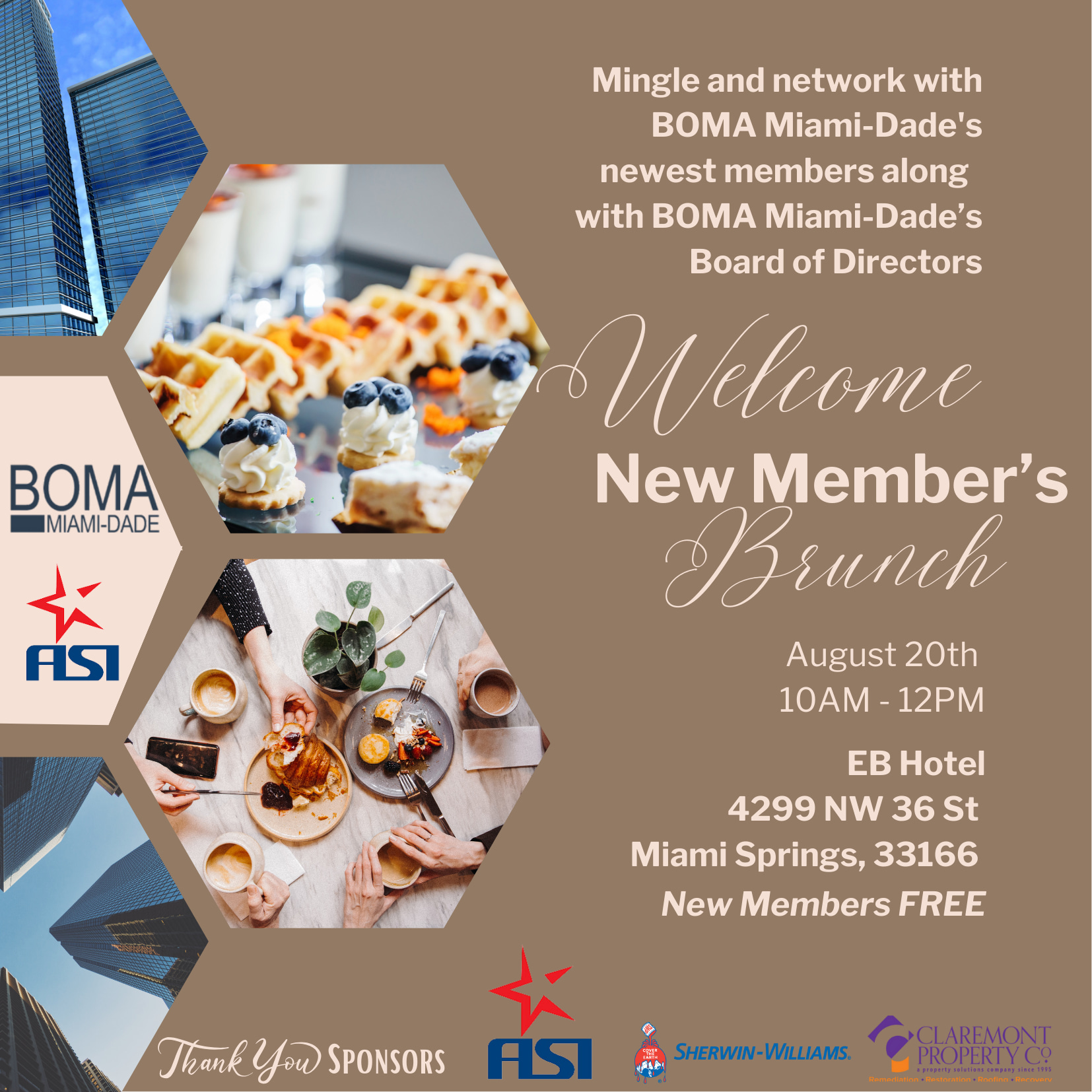 Welcome New Member Brunch - BOMA / MIAMI-DADE