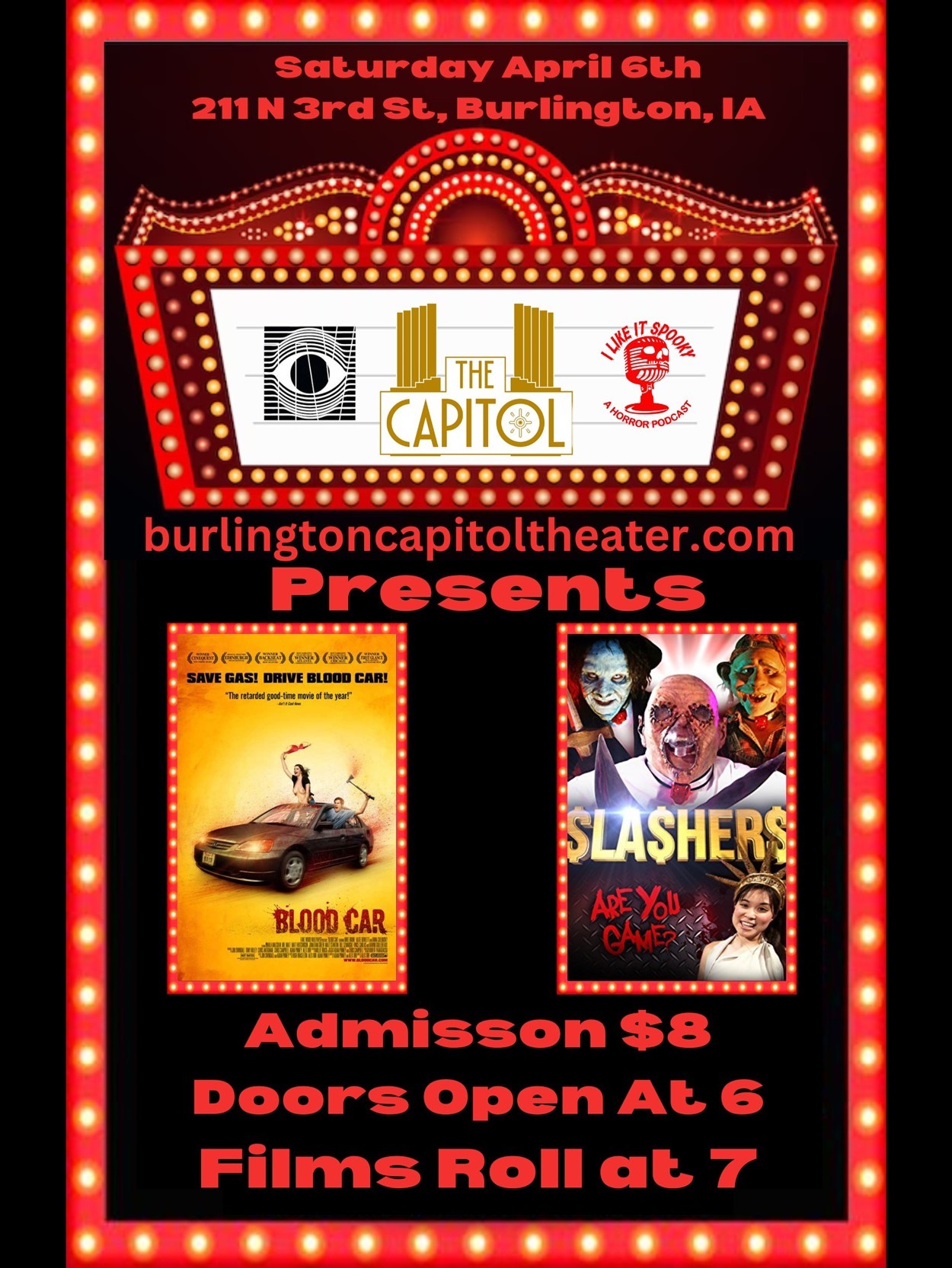 Double Feature: Blood Car & Slashers Greater Burlington Partnership