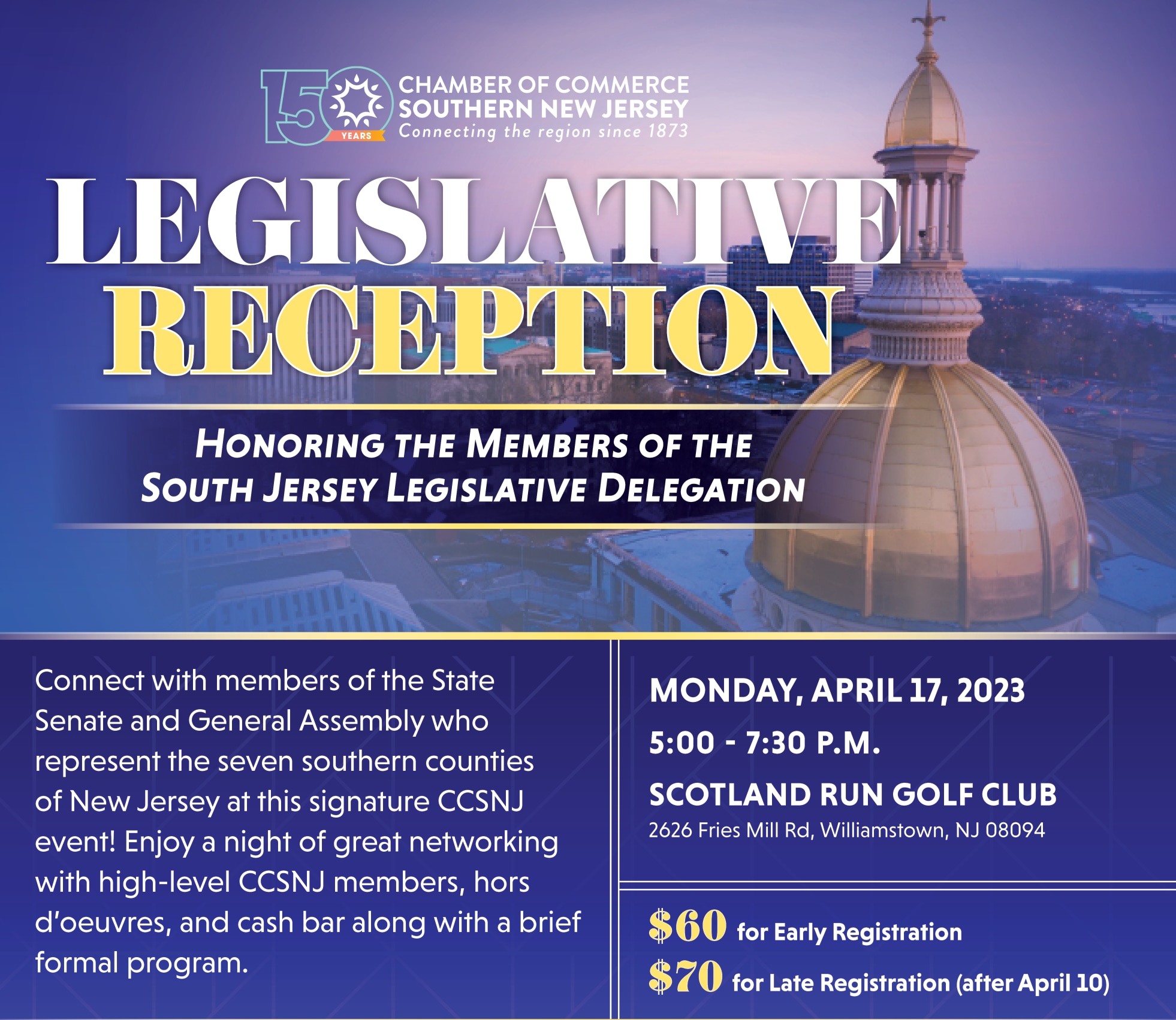 Legislative Reception - Event Registration