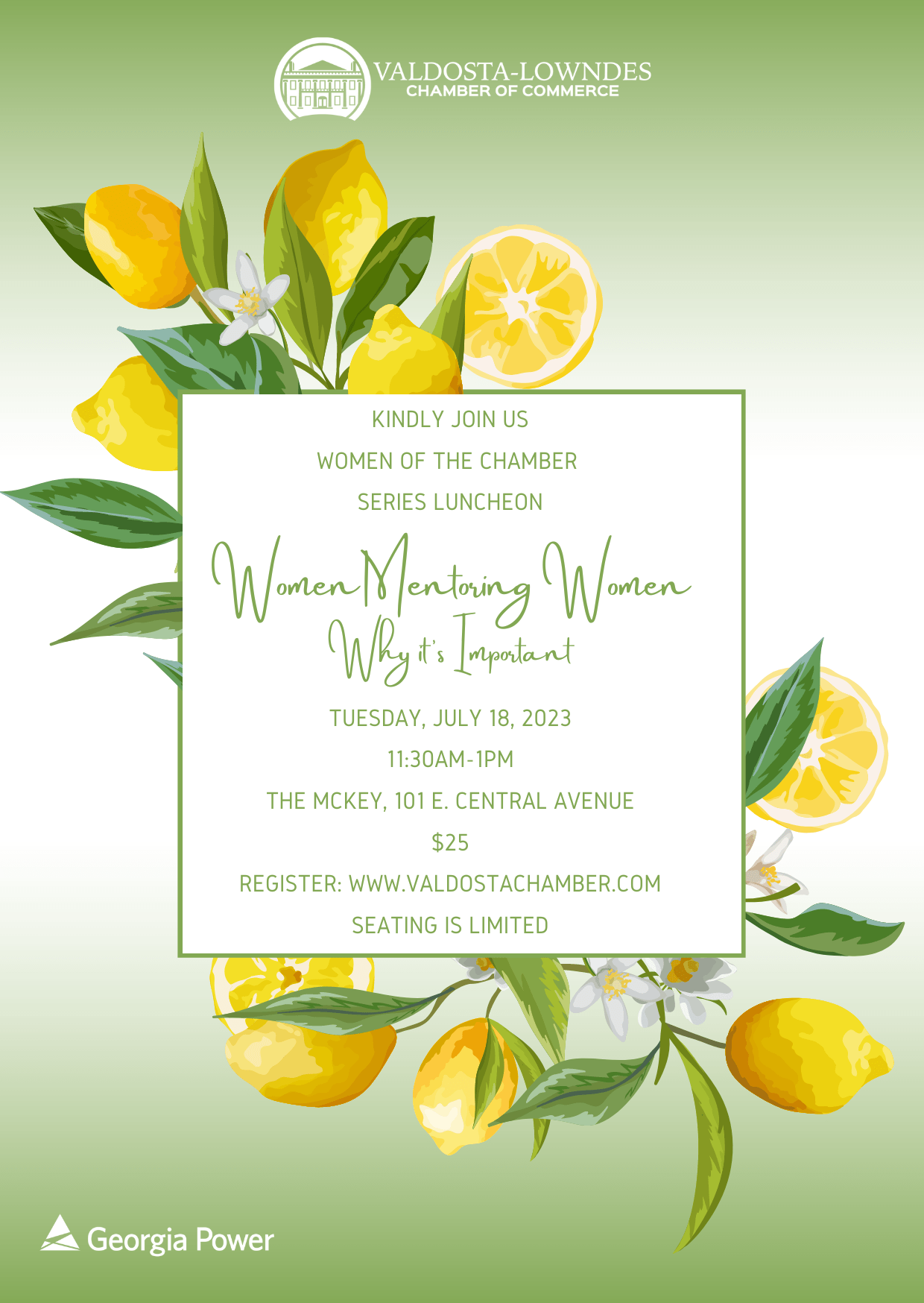 Women of the Chamber Summer Luncheon - Valdosta-Lowndes County Chamber ...