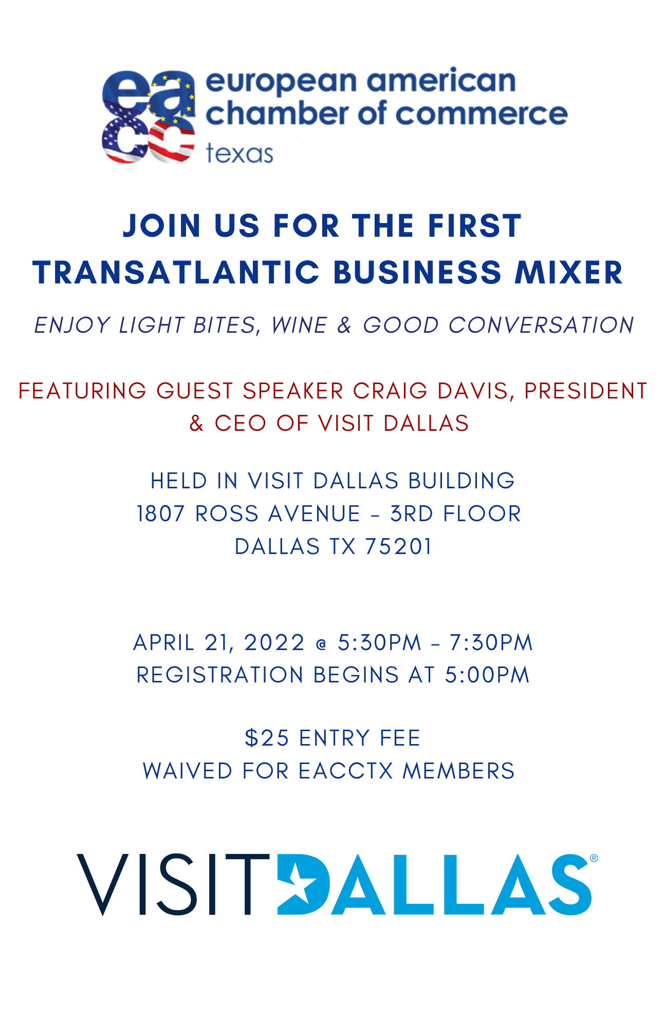 Transatlantic Business Mixer with Visit Dallas CEO Craig Davis ...