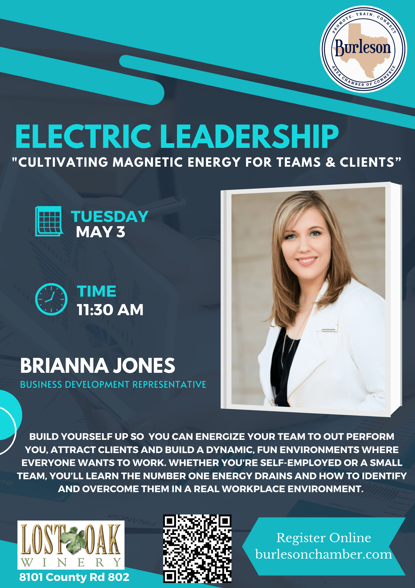 Business Leaders Luncheon: Electric Leadership Presented By Brianna ...