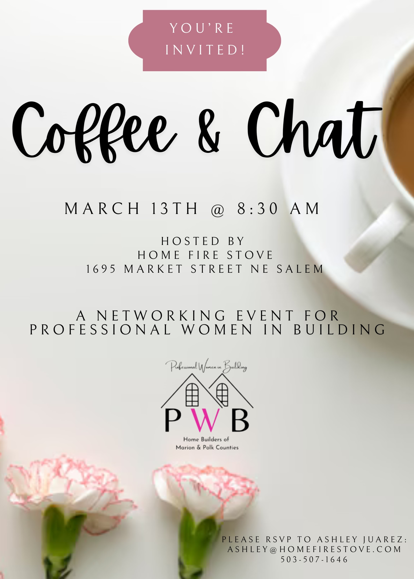 PWB Coffee & Chat Meeting at Home Fire Stove Events | Homebuilders Association of Marion & Polk ...