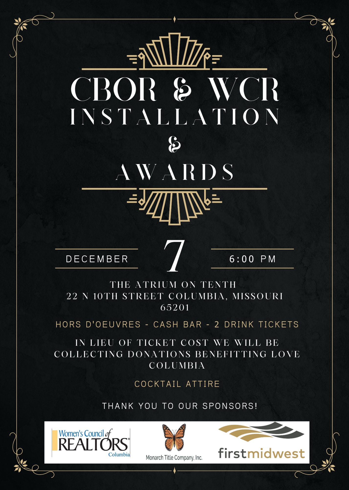 2023 CBOR & WCR Installation & Awards Ceremony - Columbia Board Of ...