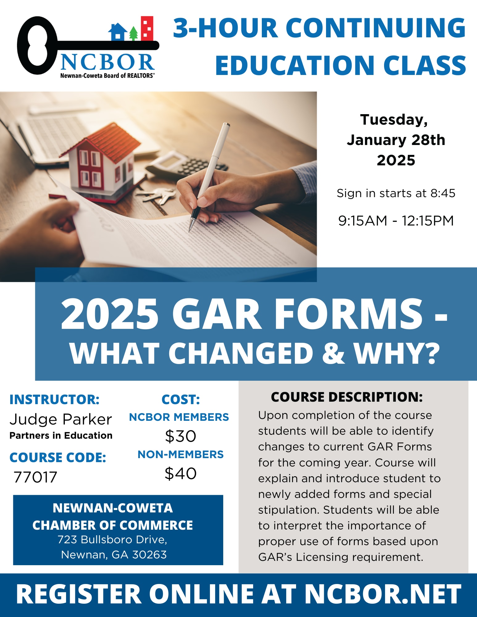 CE Class: 2025 GAR Forms - What Changed & Why - Newnan-Coweta Board of ...
