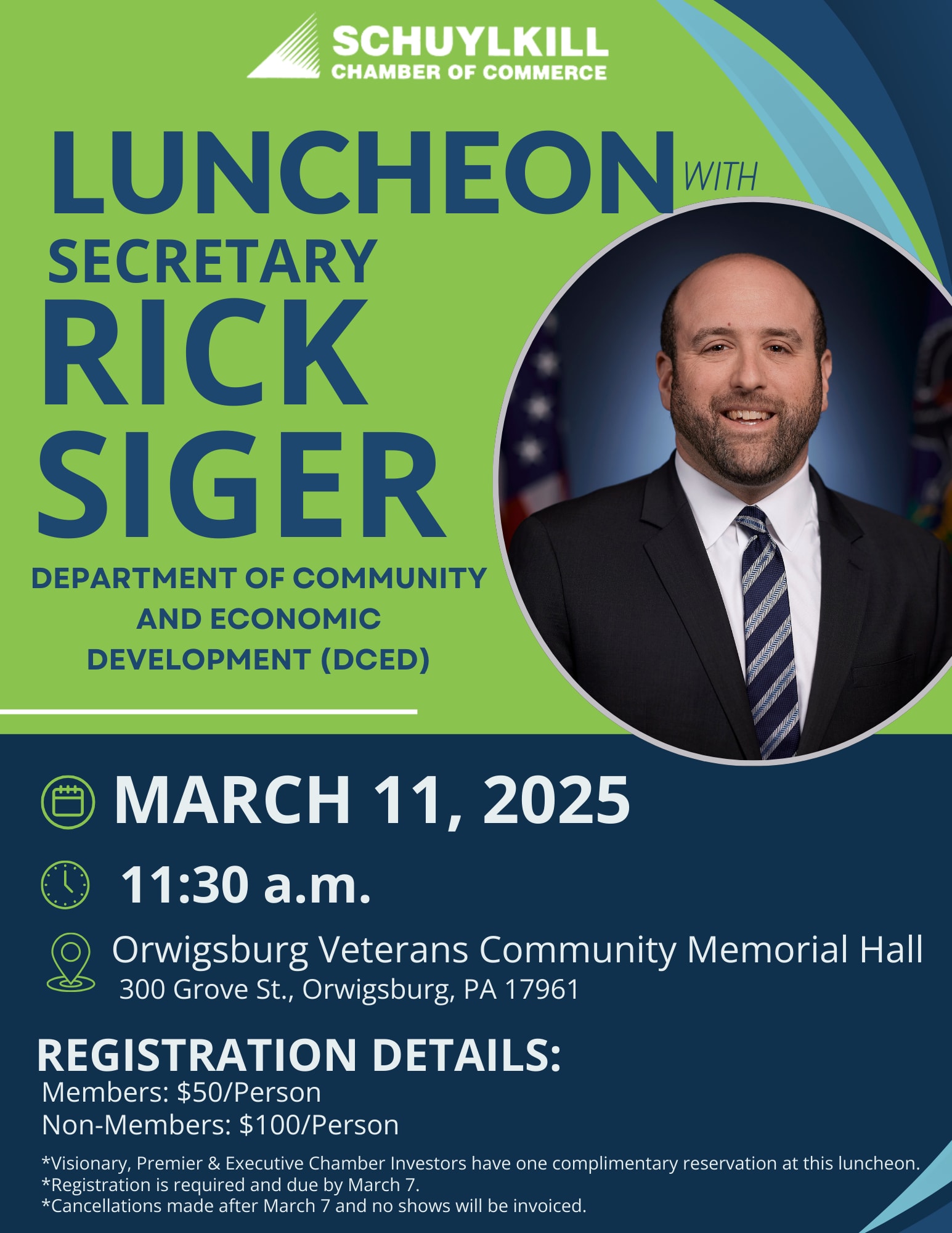 03-11-2025 Luncheon with DCED Secretary Rick Siger Growth Zone ...