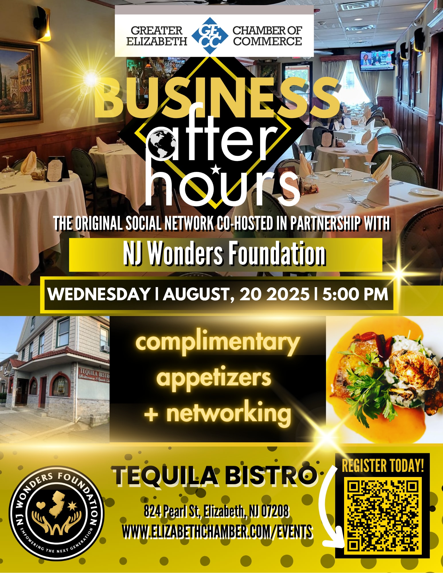 Business After Hours: Networking Event @TEQUILA BISTRO - Greater ...