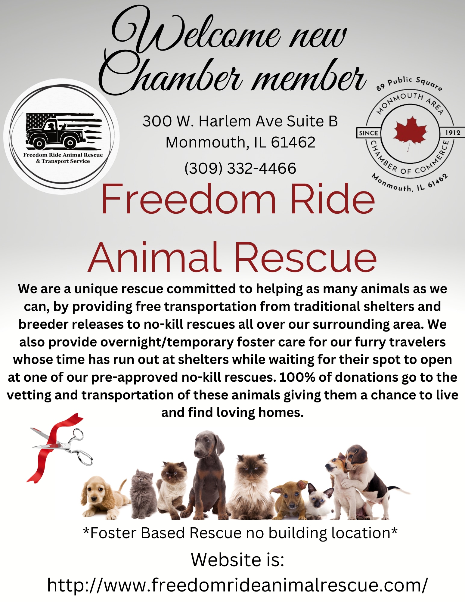 Freedom Ride Animal Rescue & Transport Service