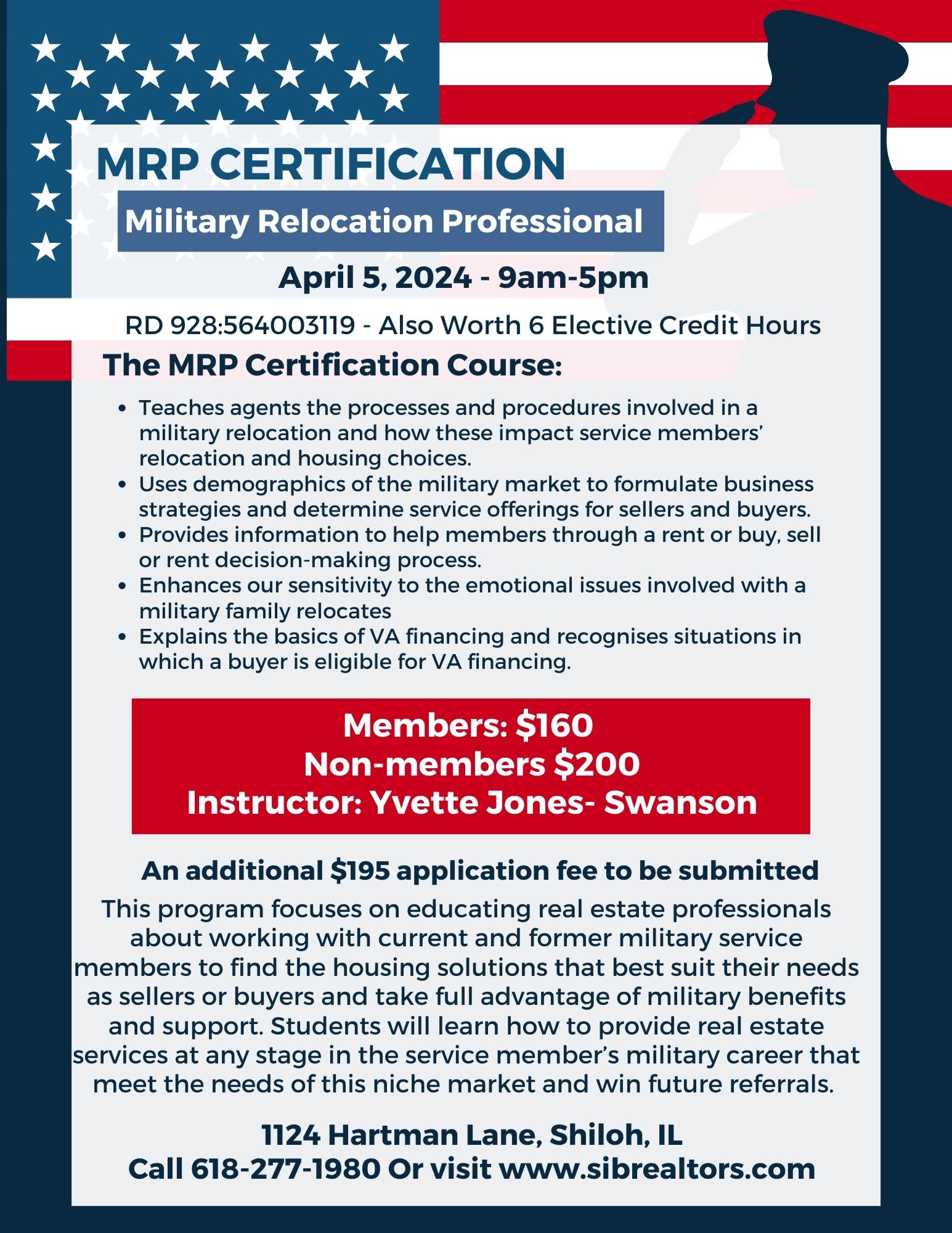 Military Relocation Professional (MRP) Certification with Yvette Jones ...