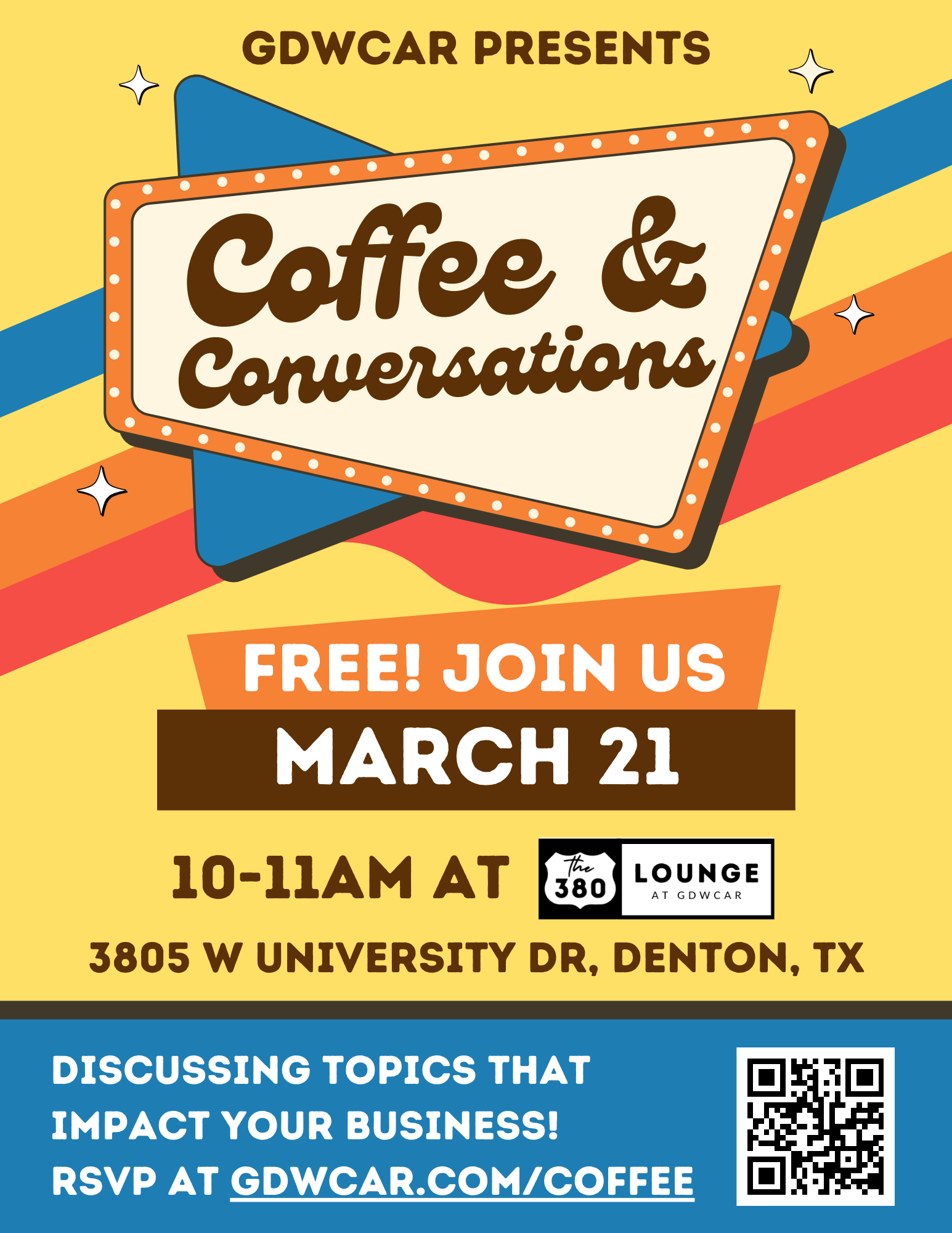 Coffee and Conversations - Greater Denton/Wise County Association of ...