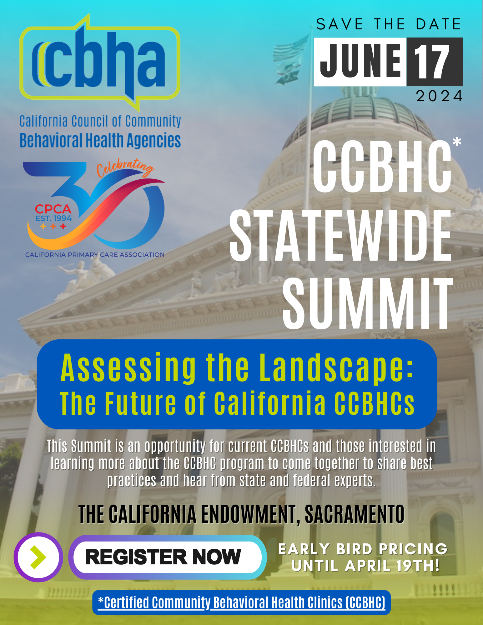 CCBHC Statewide Summit Events - California Council of Community ...
