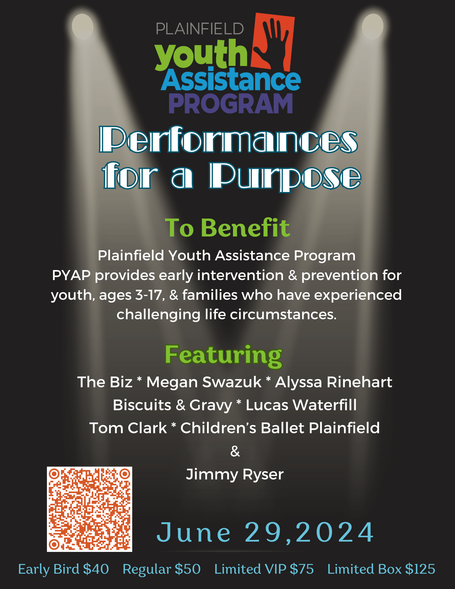 Plainfield Youth Assistance Program - Performances for a Purpose ...
