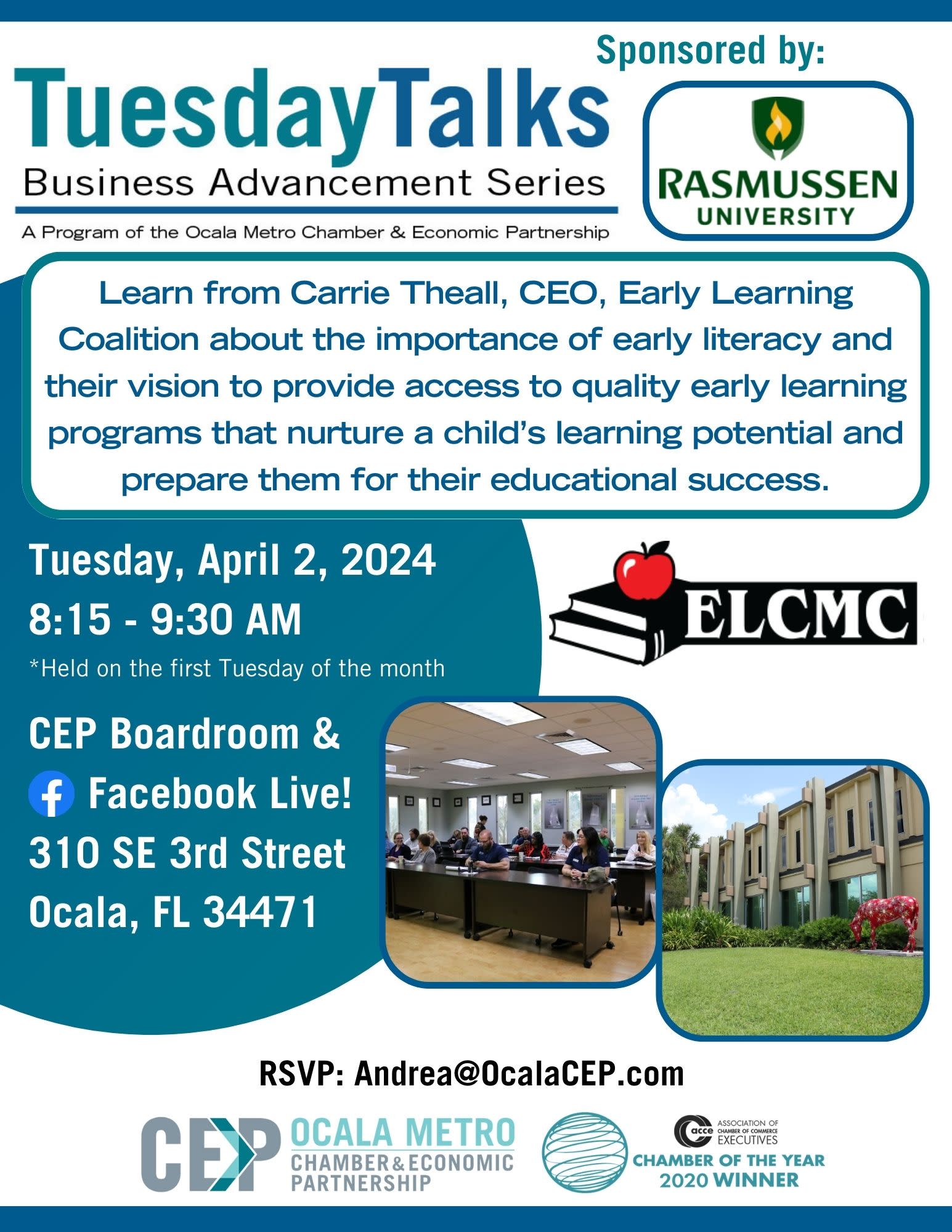 Tuesday Talks - April 2024 | Ocala CEP