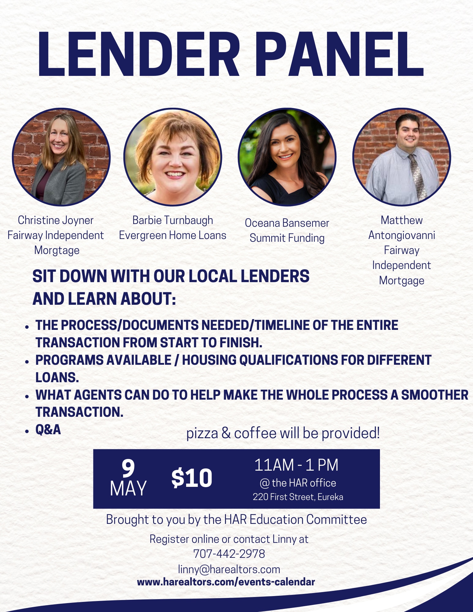 Lender Panel - Humboldt Association of REALTORS® | HAR