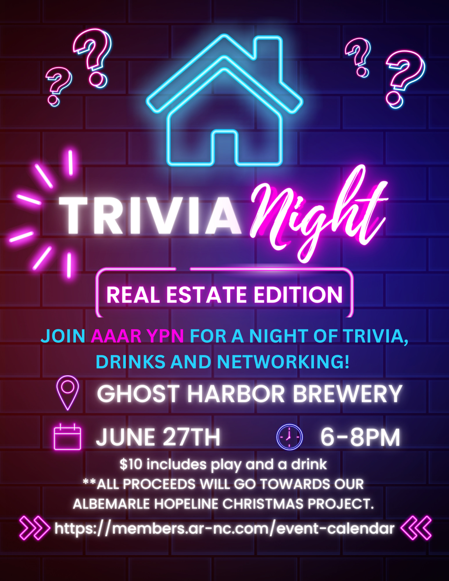YPN's Trivia Night Fundraising Event - Albemarle Area REALTORS®
