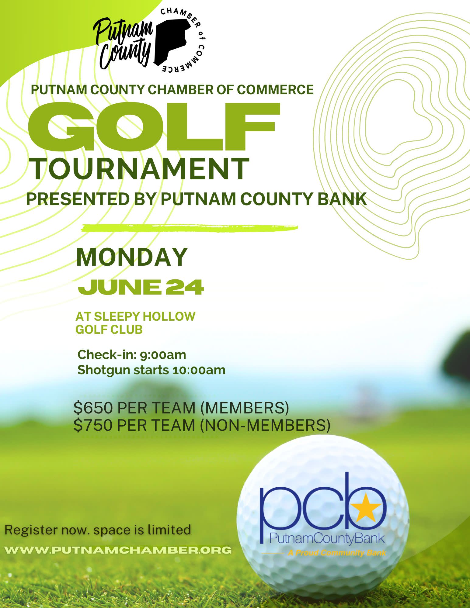 Putnam Chamber Golf Tournament Presented by Putnam County Bank - Putnam ...