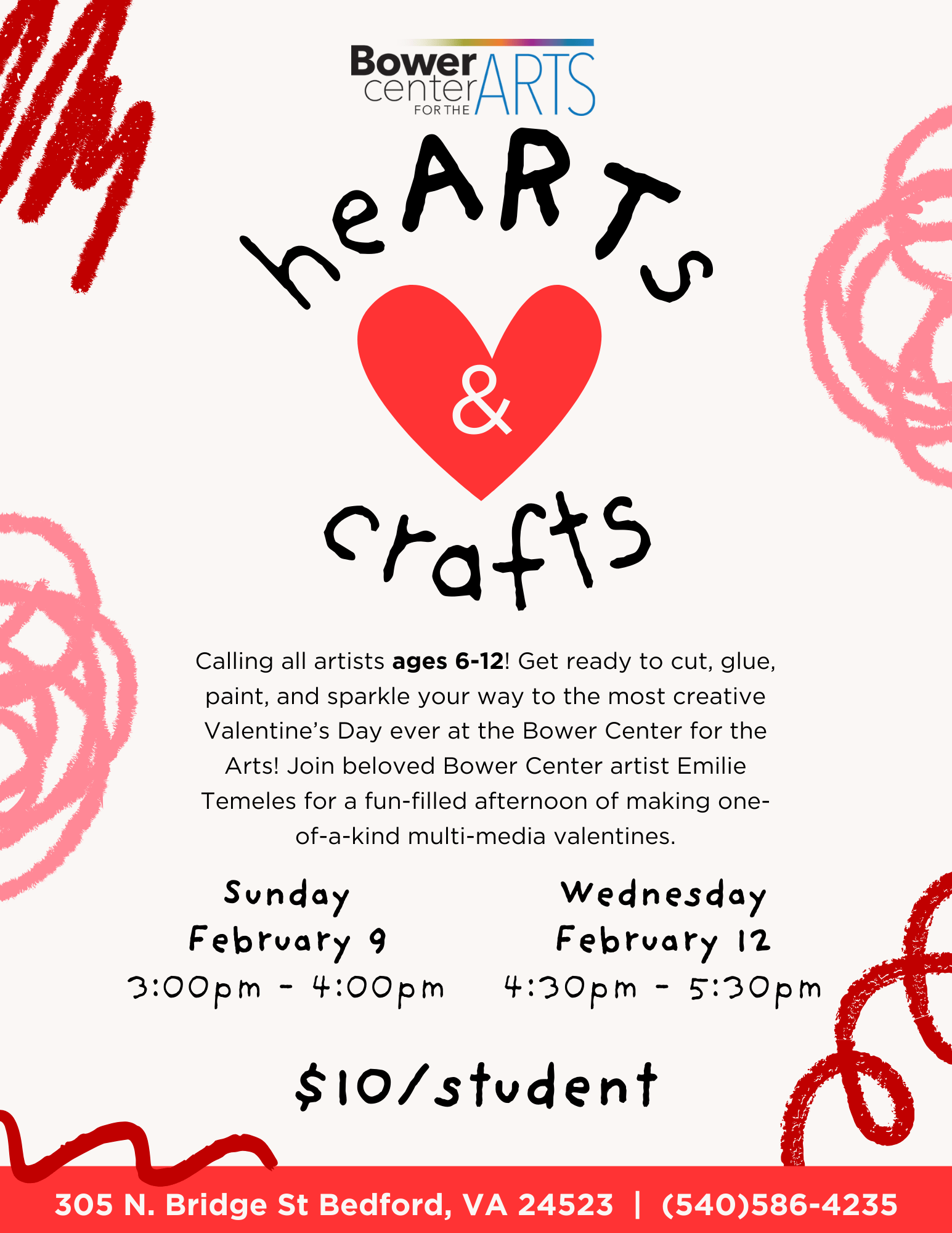 HeARTs and Crafts - Bower Center for the Arts