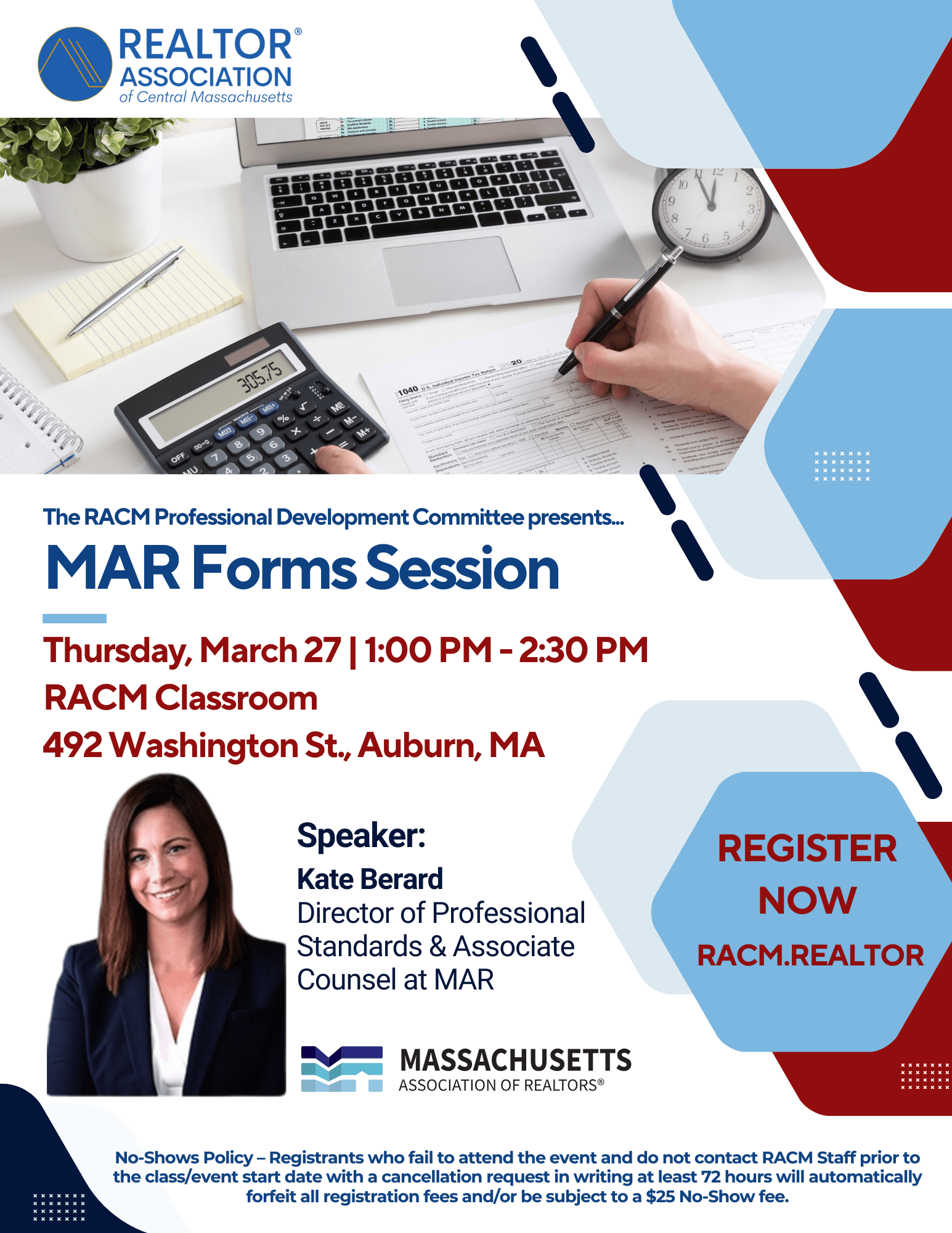 MAR FORMS - REALTOR® Association of Central Massachusetts
