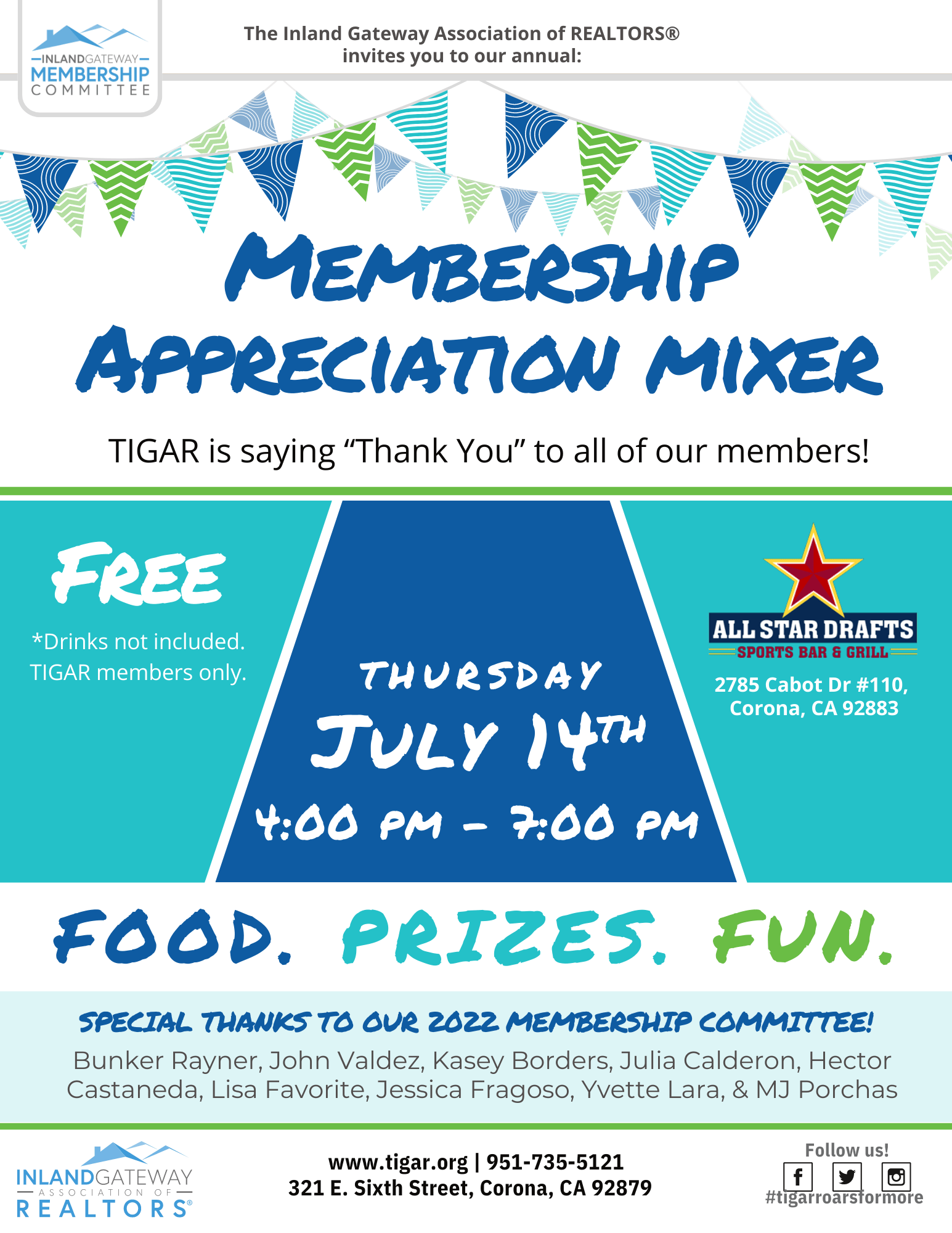 Membership Appreciation Mixer - The Inland Gateway Association of REALTORS®