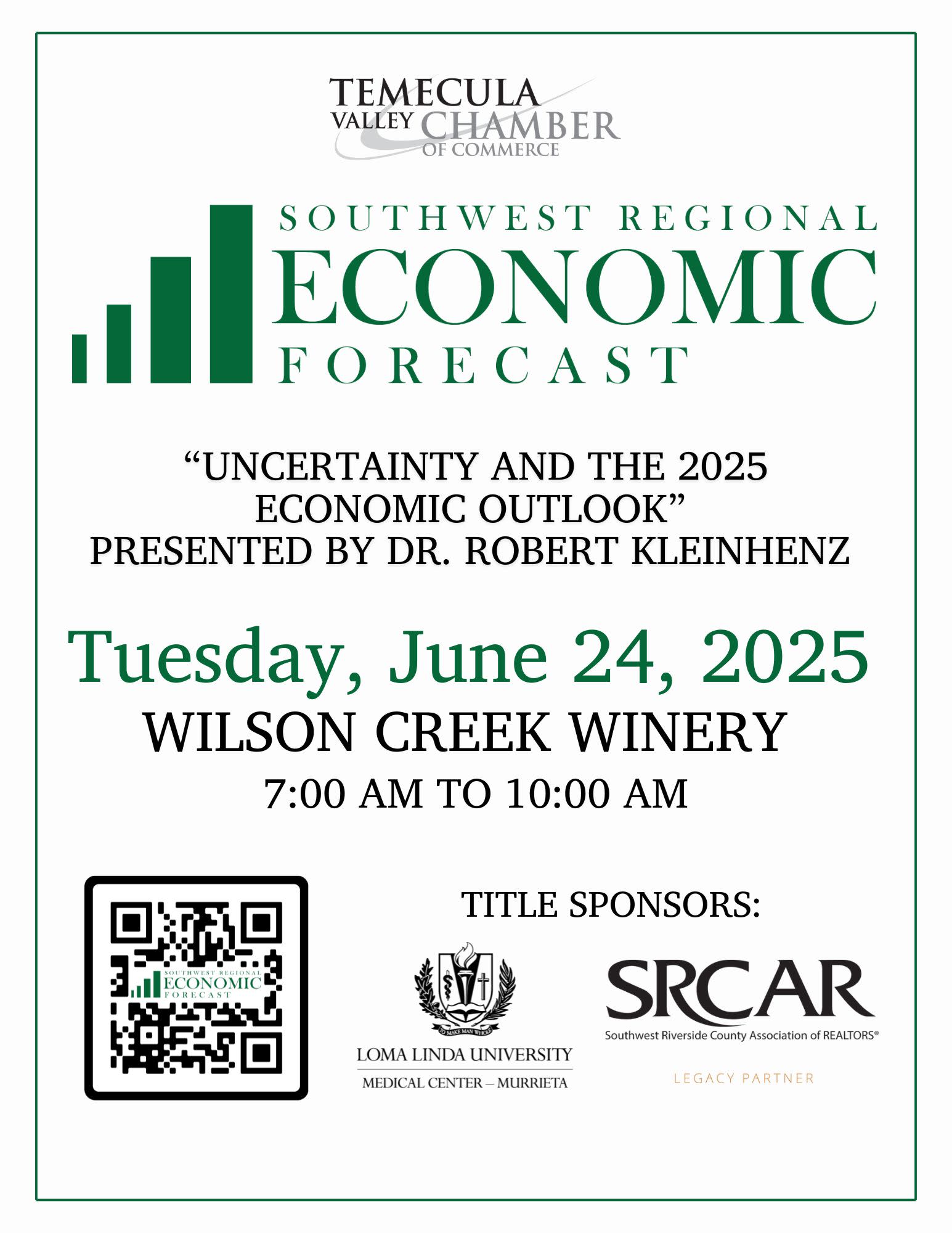 Join Us at the 2025 Southwest Regional Economic Forecast: Insights ...