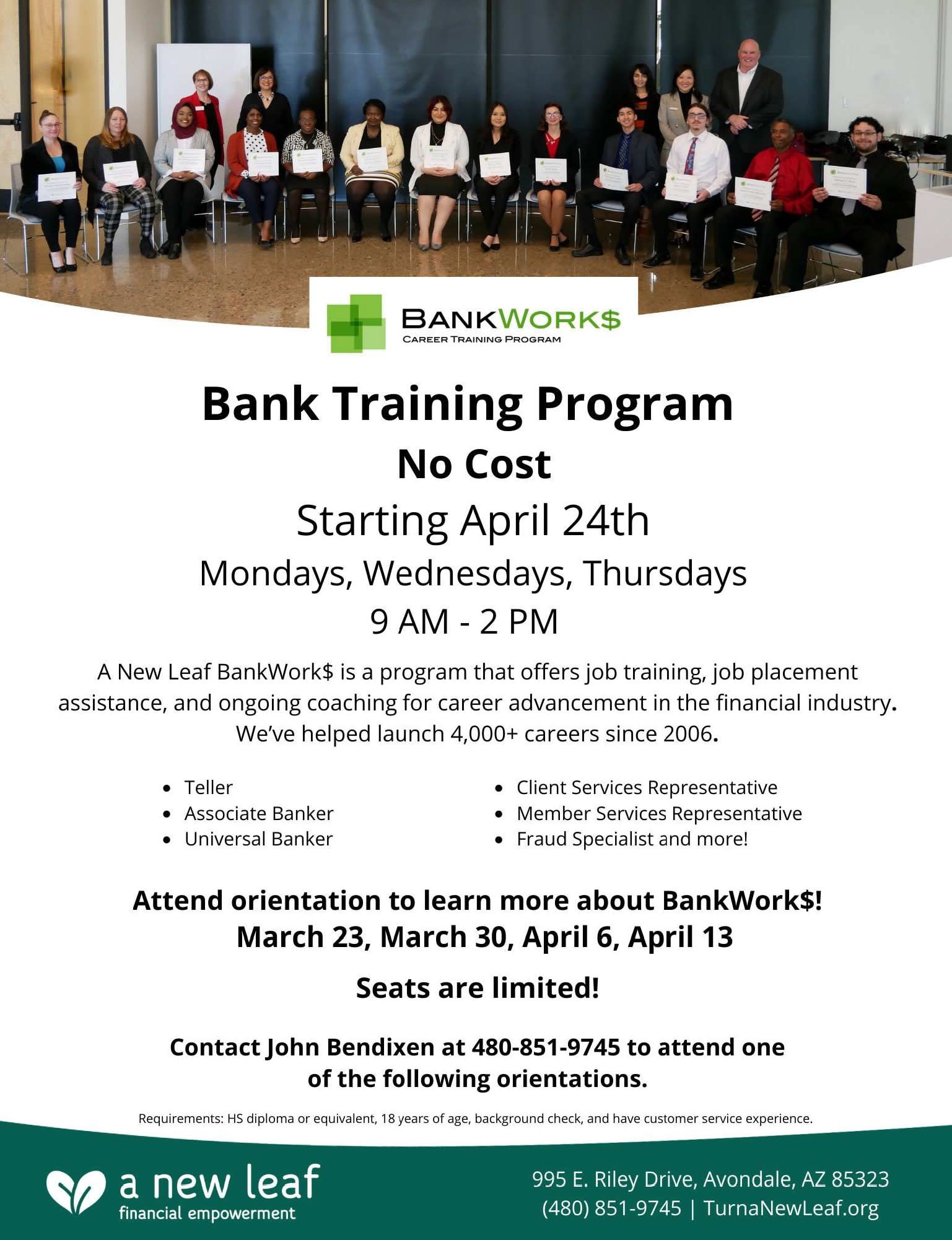 BankWork$ Career Training Program