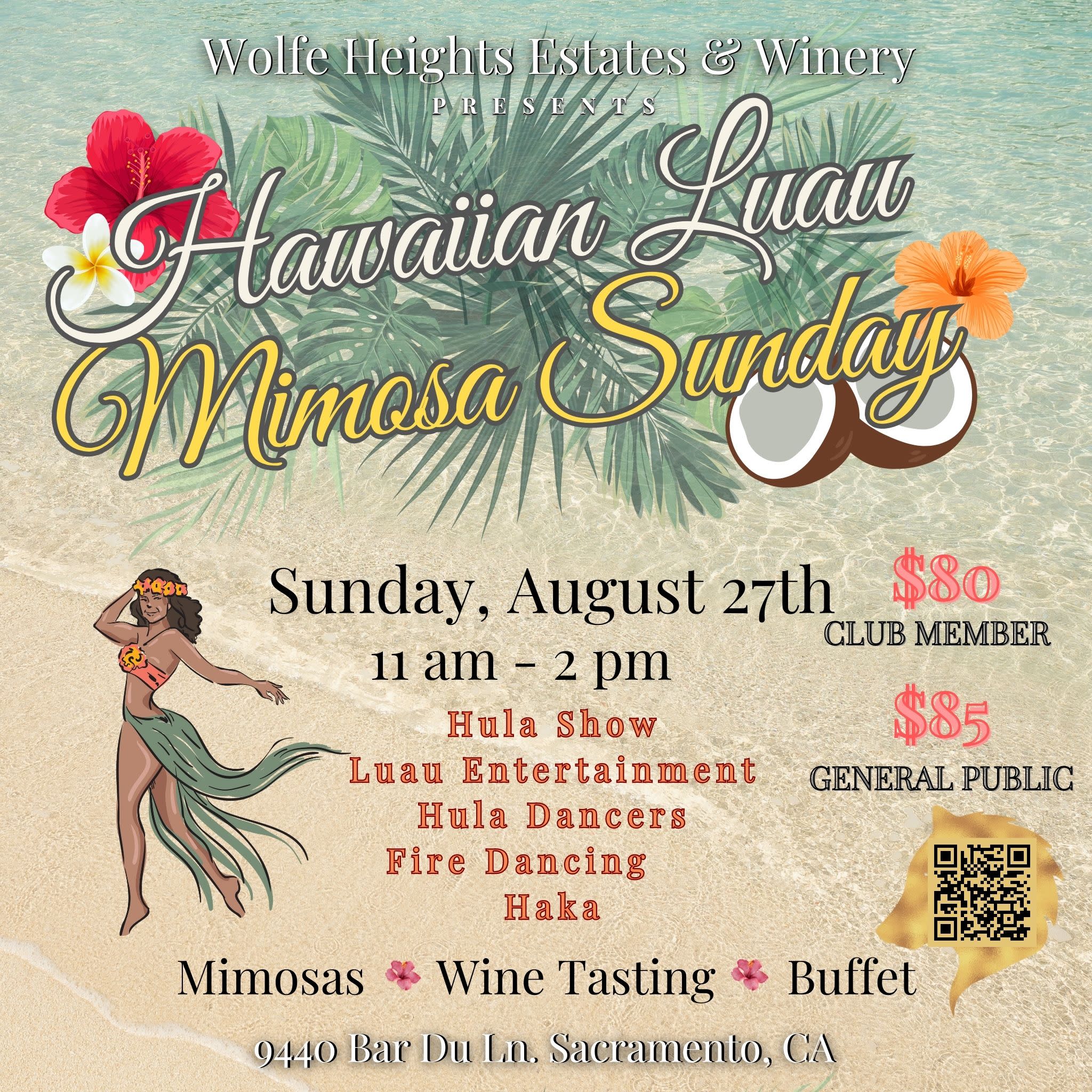 Hawaiian Luau and Mimosa Sunday - Choose Folsom