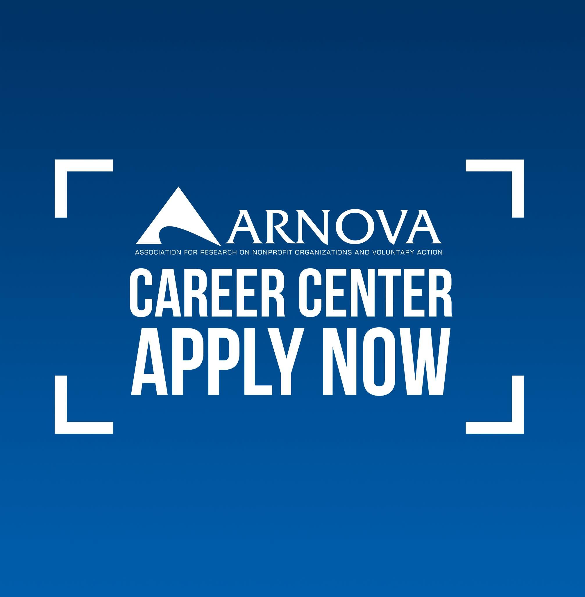 Job Center - ARNOVA