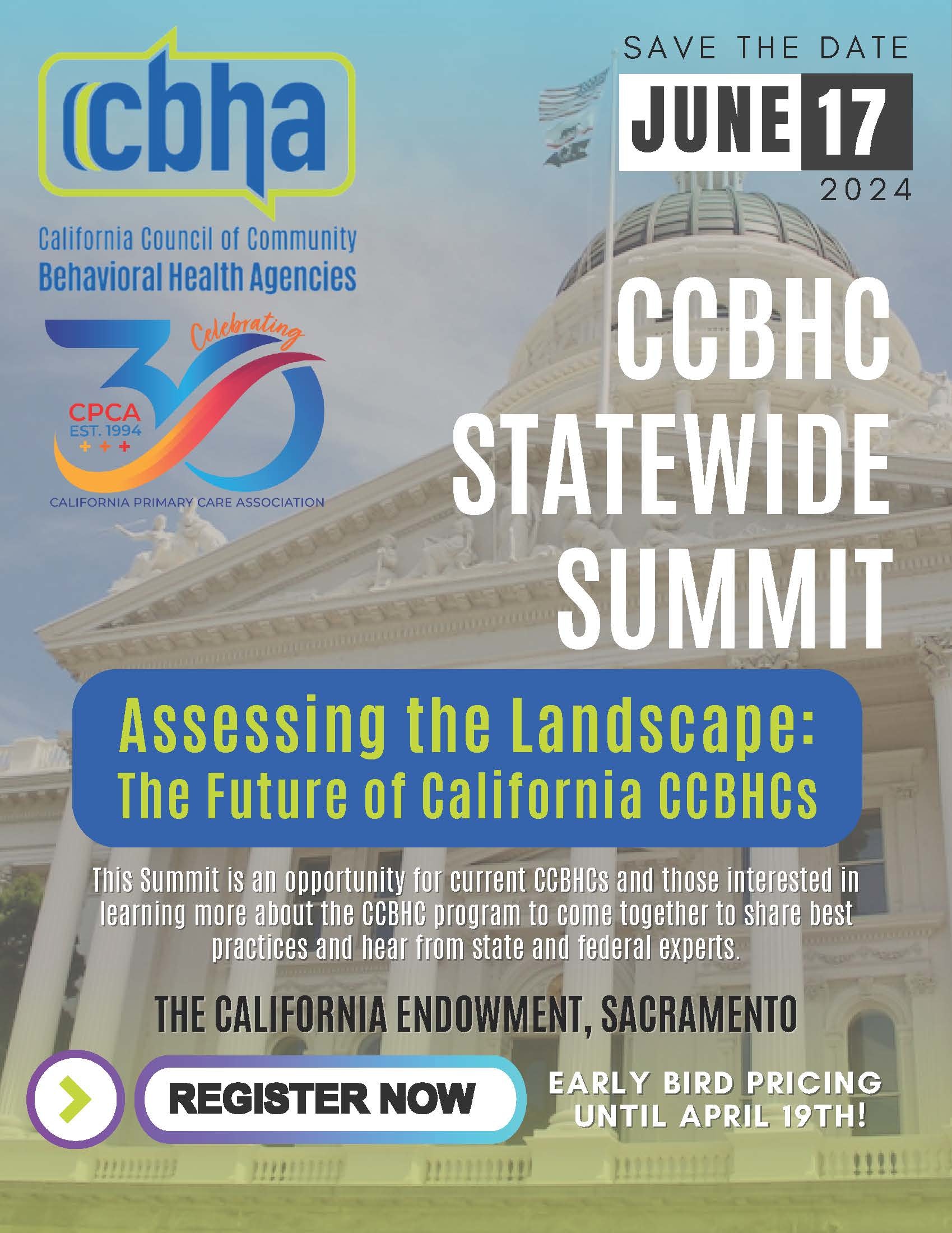CCBHC Statewide Summit Events - California Council of Community ...
