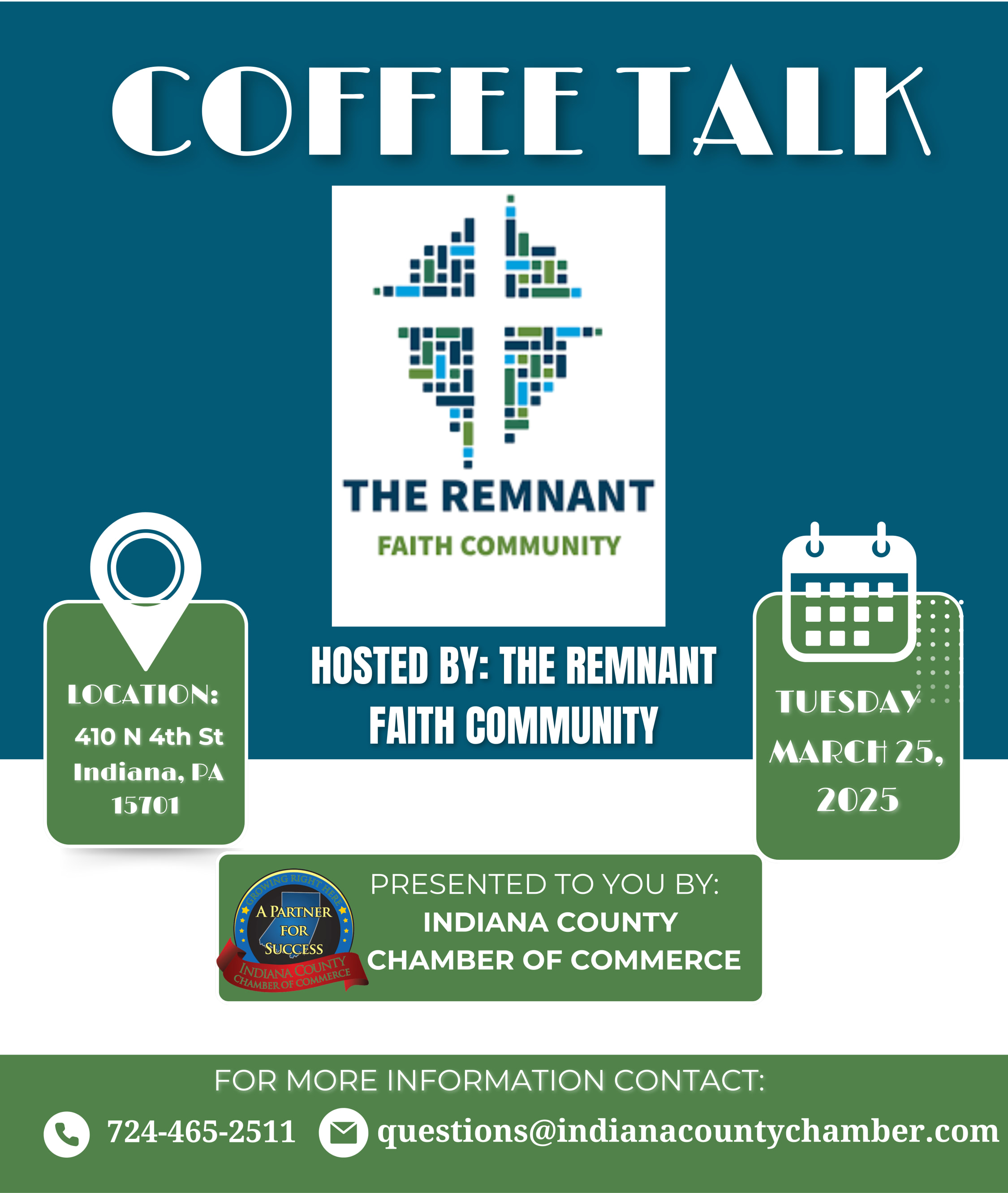 Coffee Talk - Indiana County Chamber of Commerce