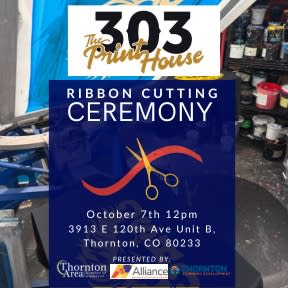 Ribbon Cutting: 303 Print House - Thornton Area Chamber of Commerce