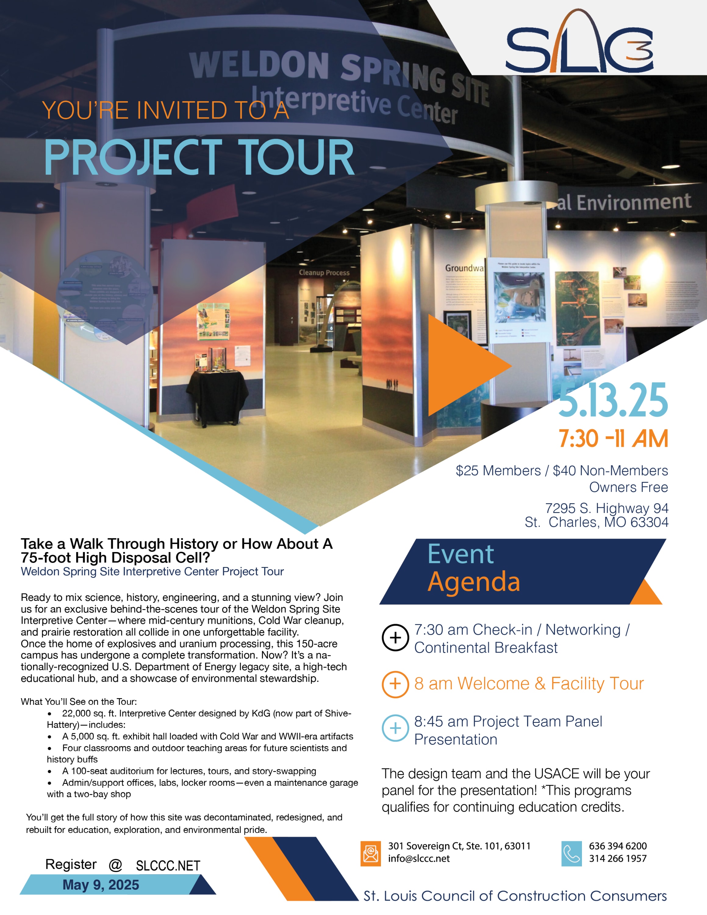 Project Tour: Weldon Spring Site Interpretive Center - SLC3 -St. Louis ...